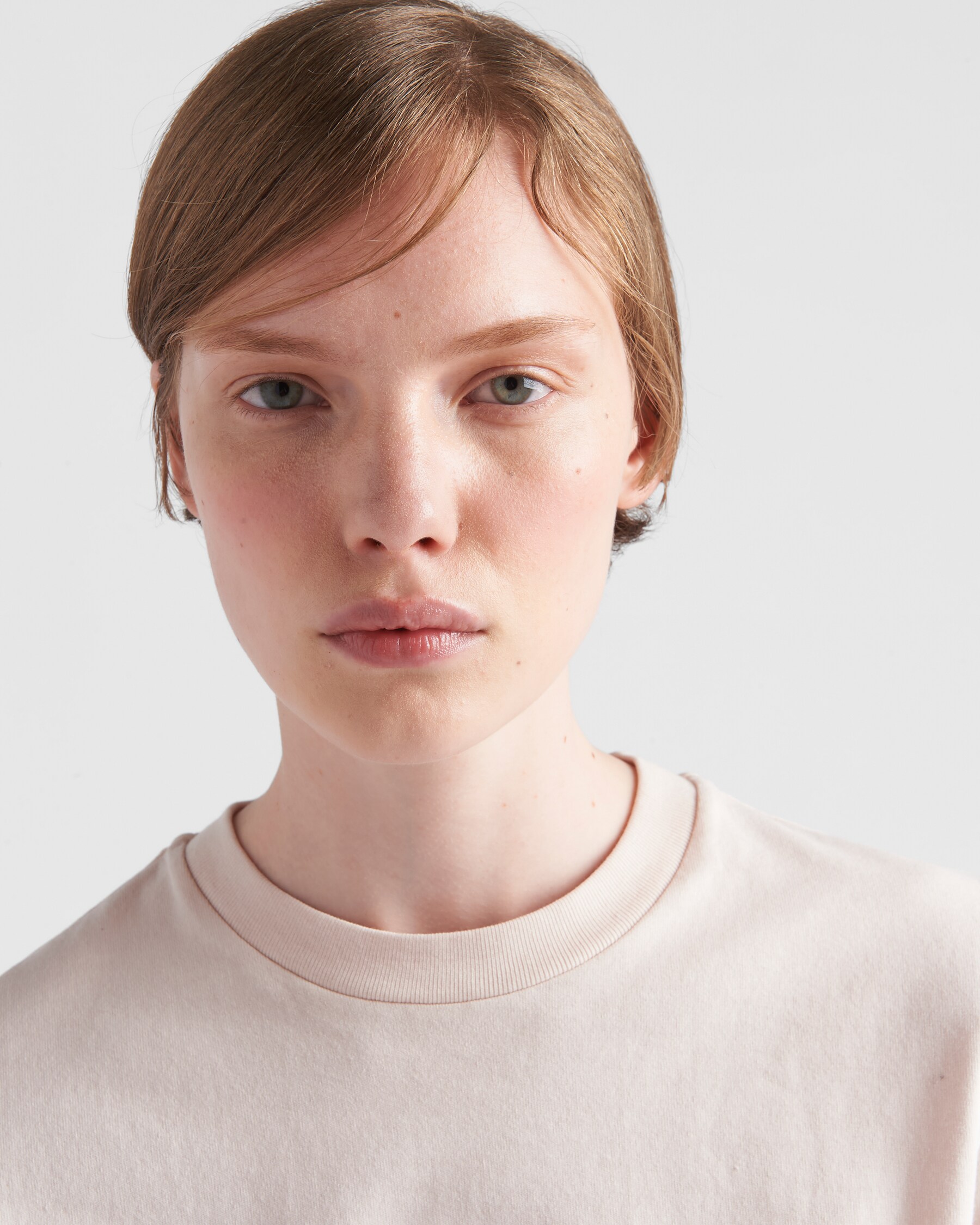 Peach Jersey T-shirt | PRADA