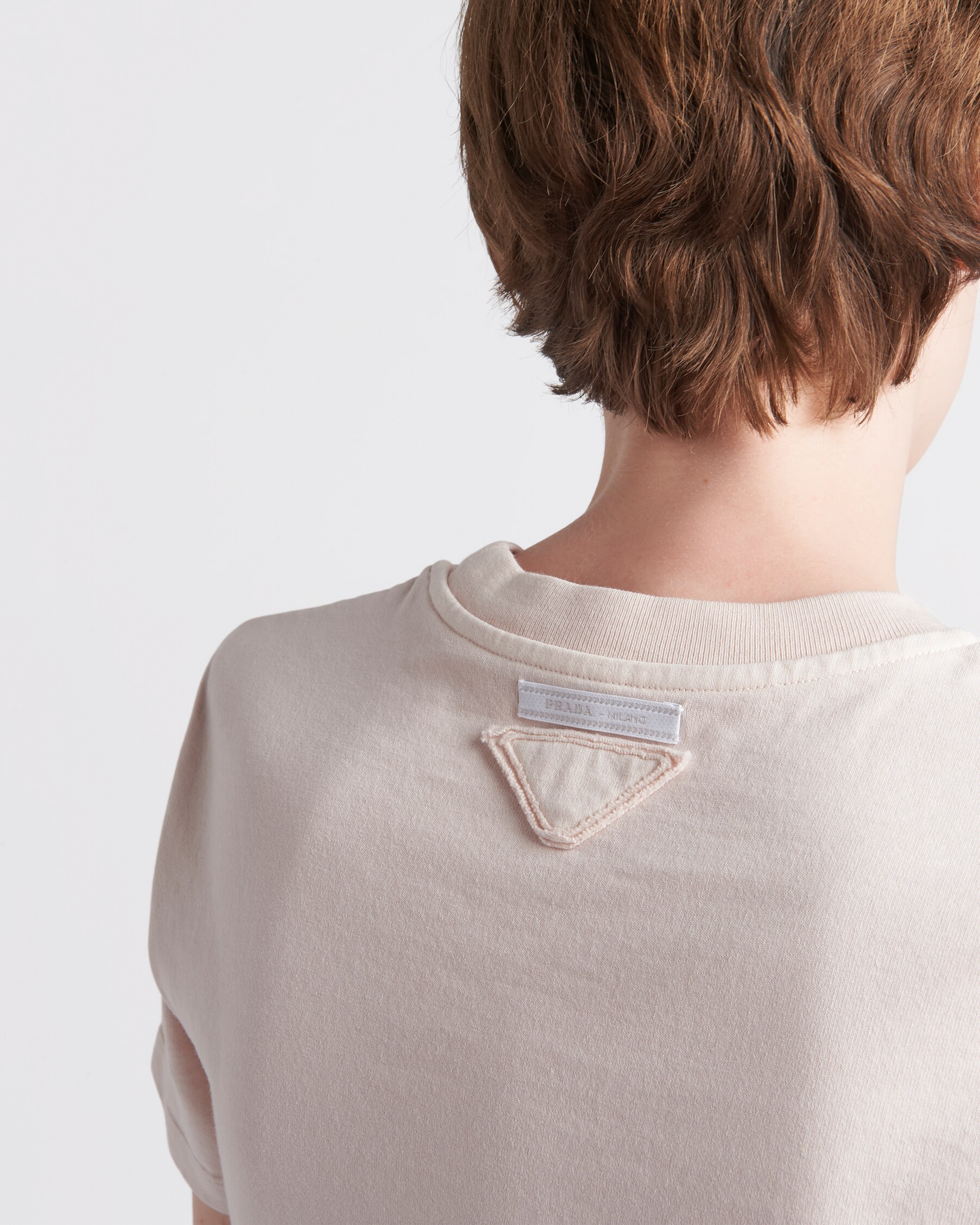 Peach Jersey T-shirt | PRADA
