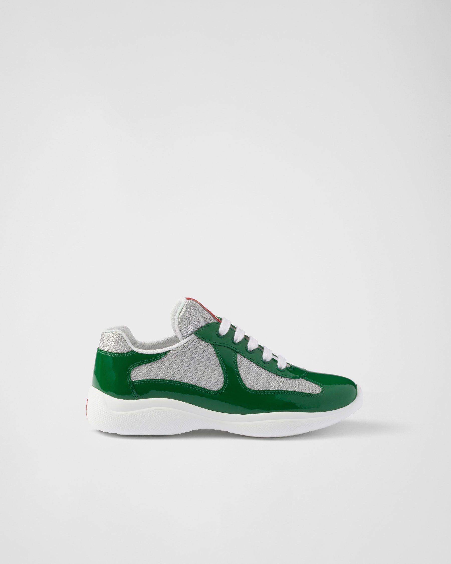 Green Prada America's Cup Biker Fabric Sneakers | PRADA - United States