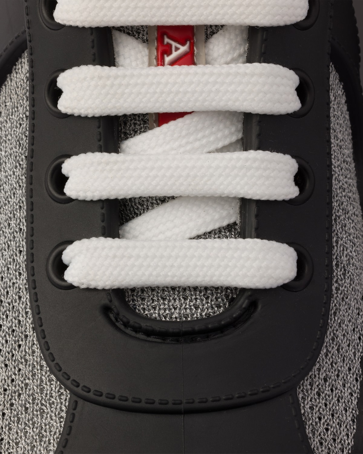 Black Prada America's Cup Soft Rubber And Bike Fabric Sneakers | PRADA