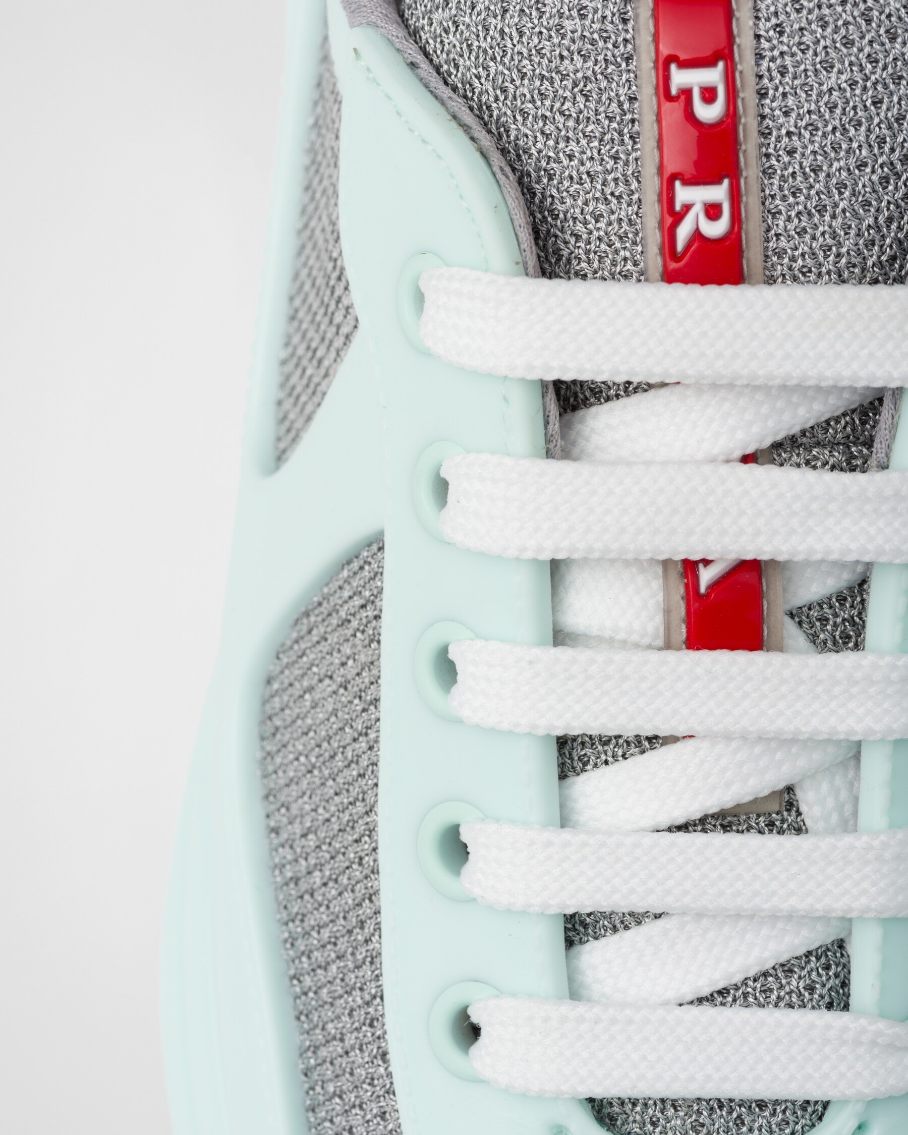 Glass Prada America's Cup Soft Rubber And Bike Fabric Sneakers | PRADA