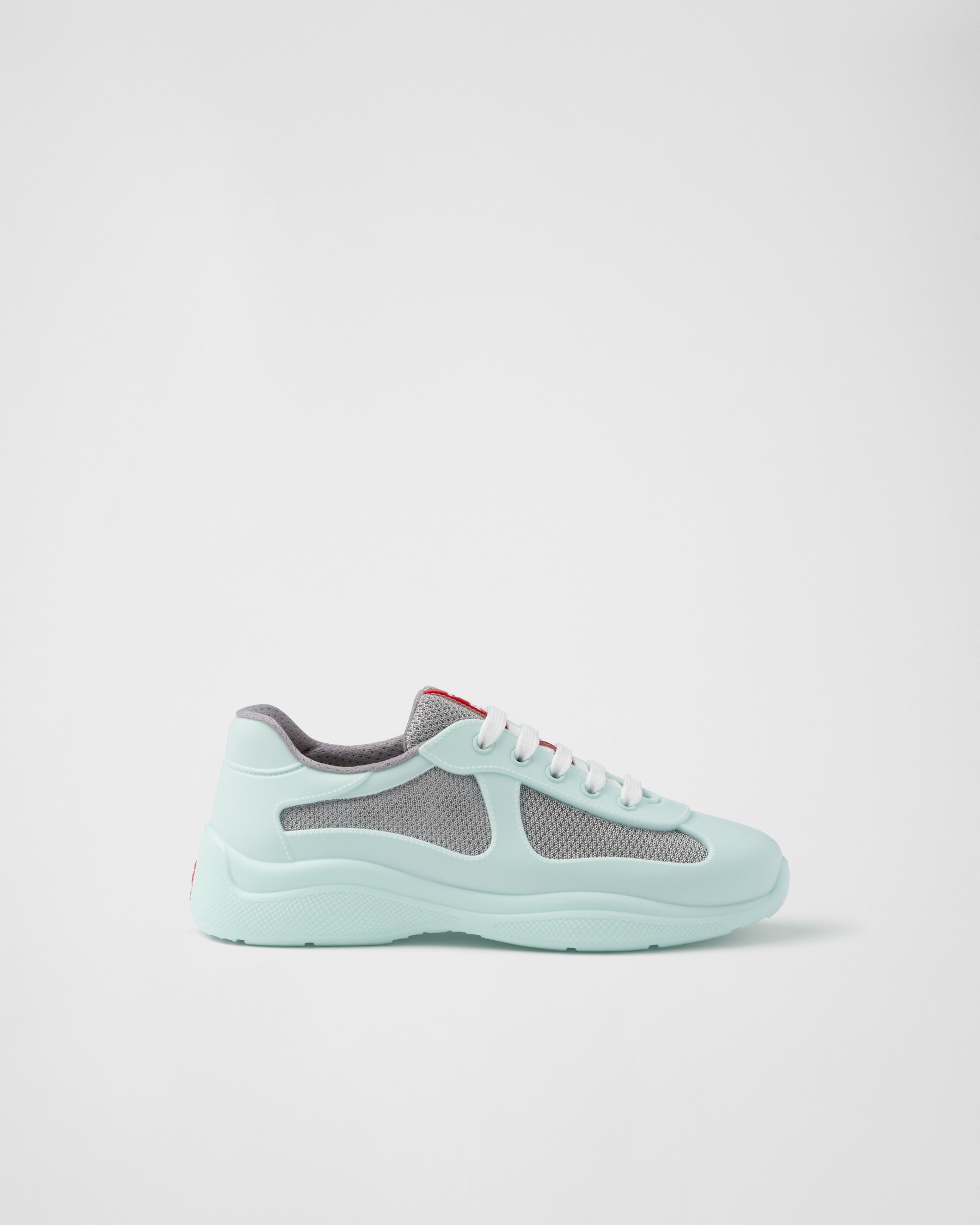 Glass Prada America's Cup Soft Rubber And Bike Fabric Sneakers | PRADA