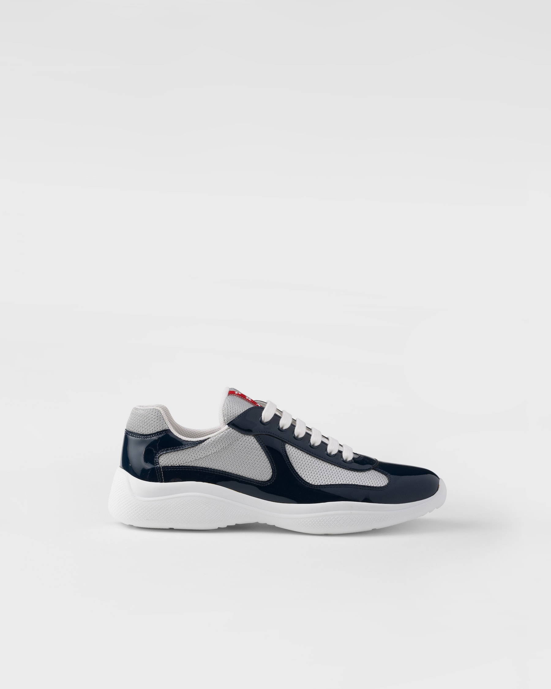 Royal Blue/silver Patent Leather And Technical Fabric Prada America's ...