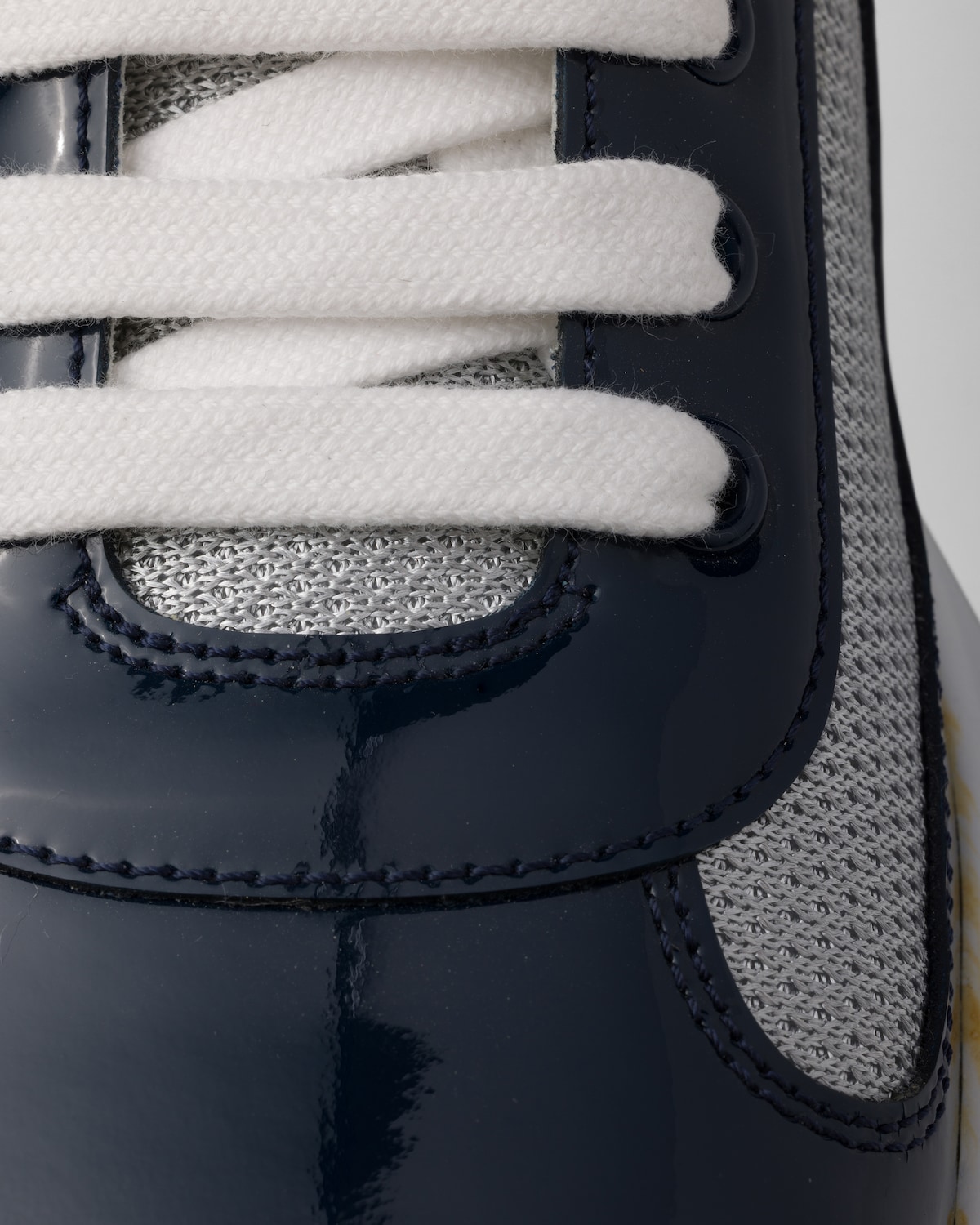 Royal Blue/silver Patent Leather And Technical Fabric Prada America's ...