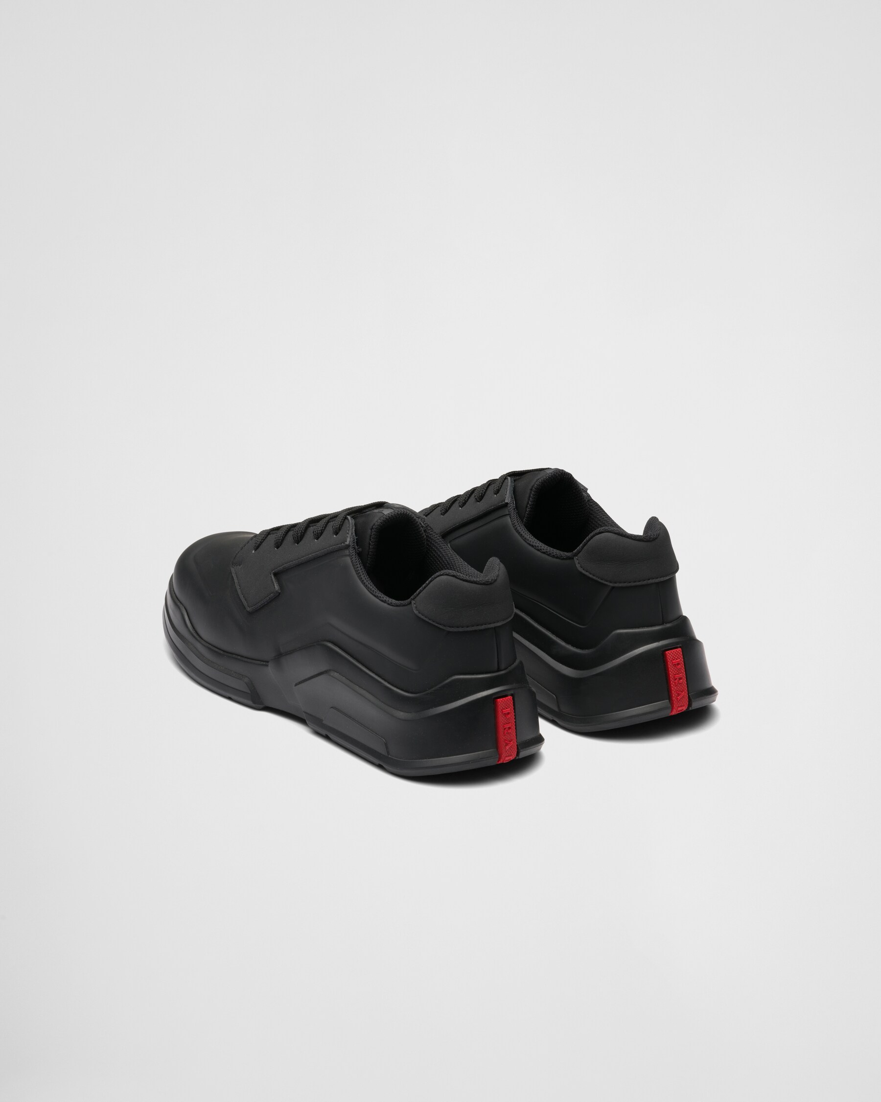 Black Prada Polarius Sneakers | PRADA