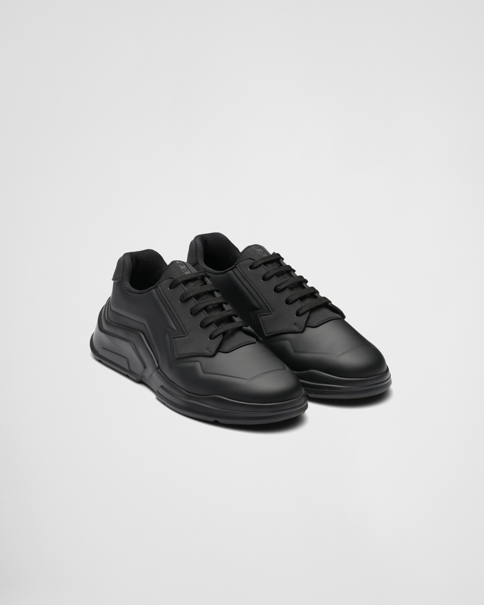 Black Prada Polarius Sneakers | PRADA