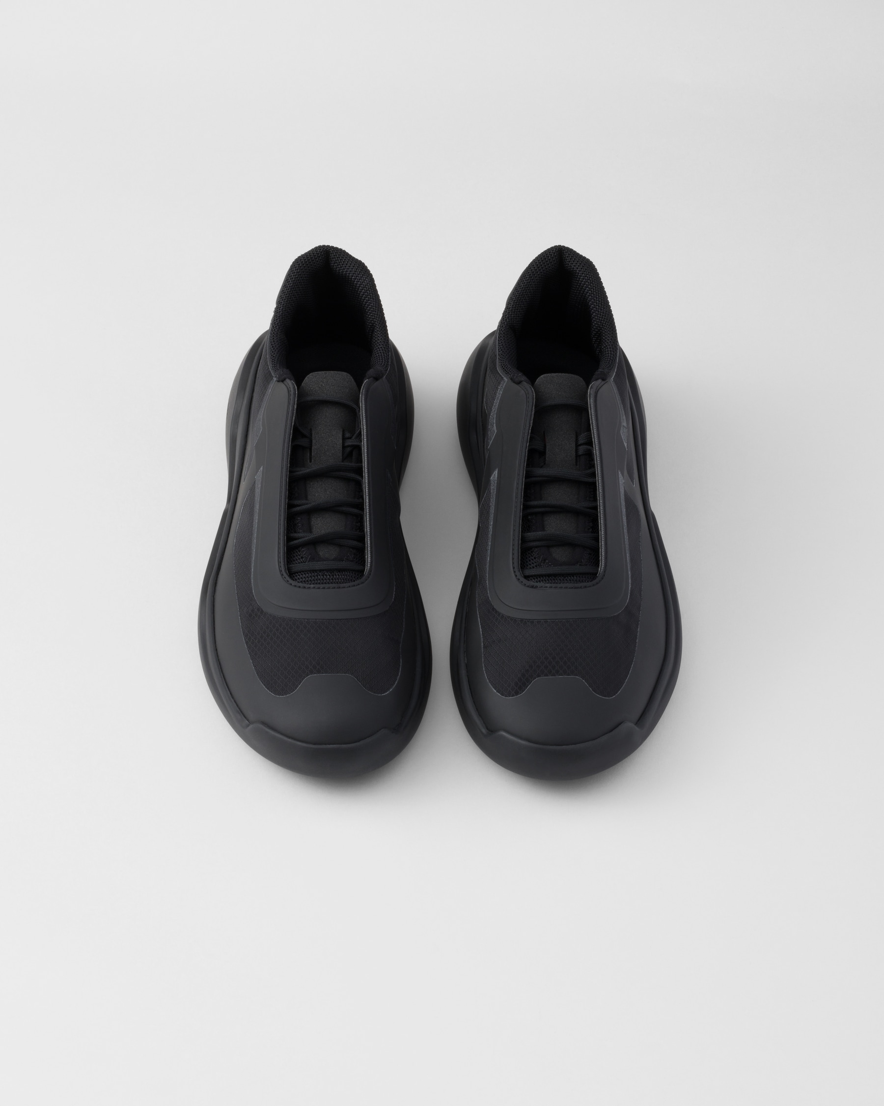 Black Prada America's Cup Re-nylon And Bike Fabric Sneakers | PRADA
