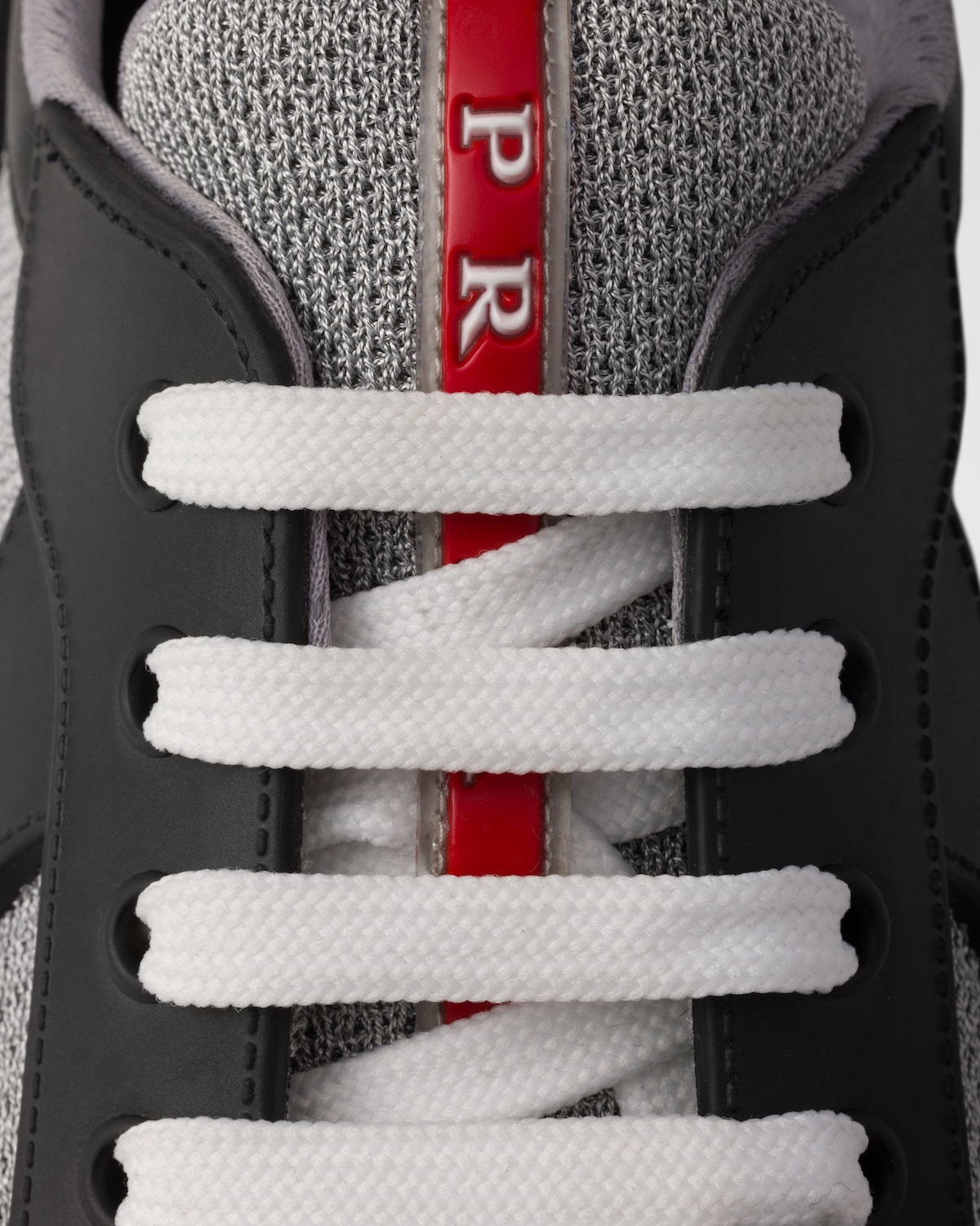 Black Prada America's Cup Soft Rubber And Bike Fabric Sneakers | PRADA