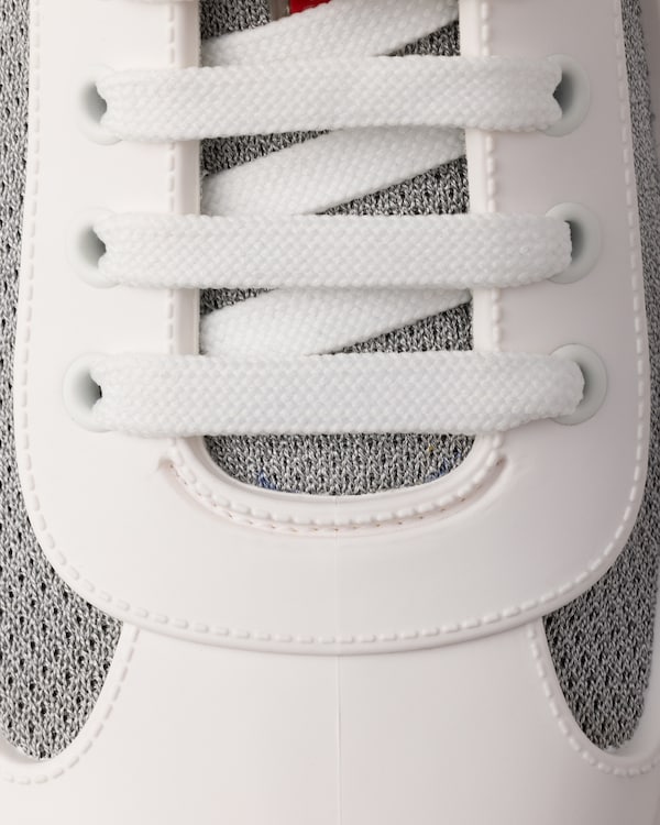 White Prada America's Cup Soft Rubber And Bike Fabric Sneakers | PRADA