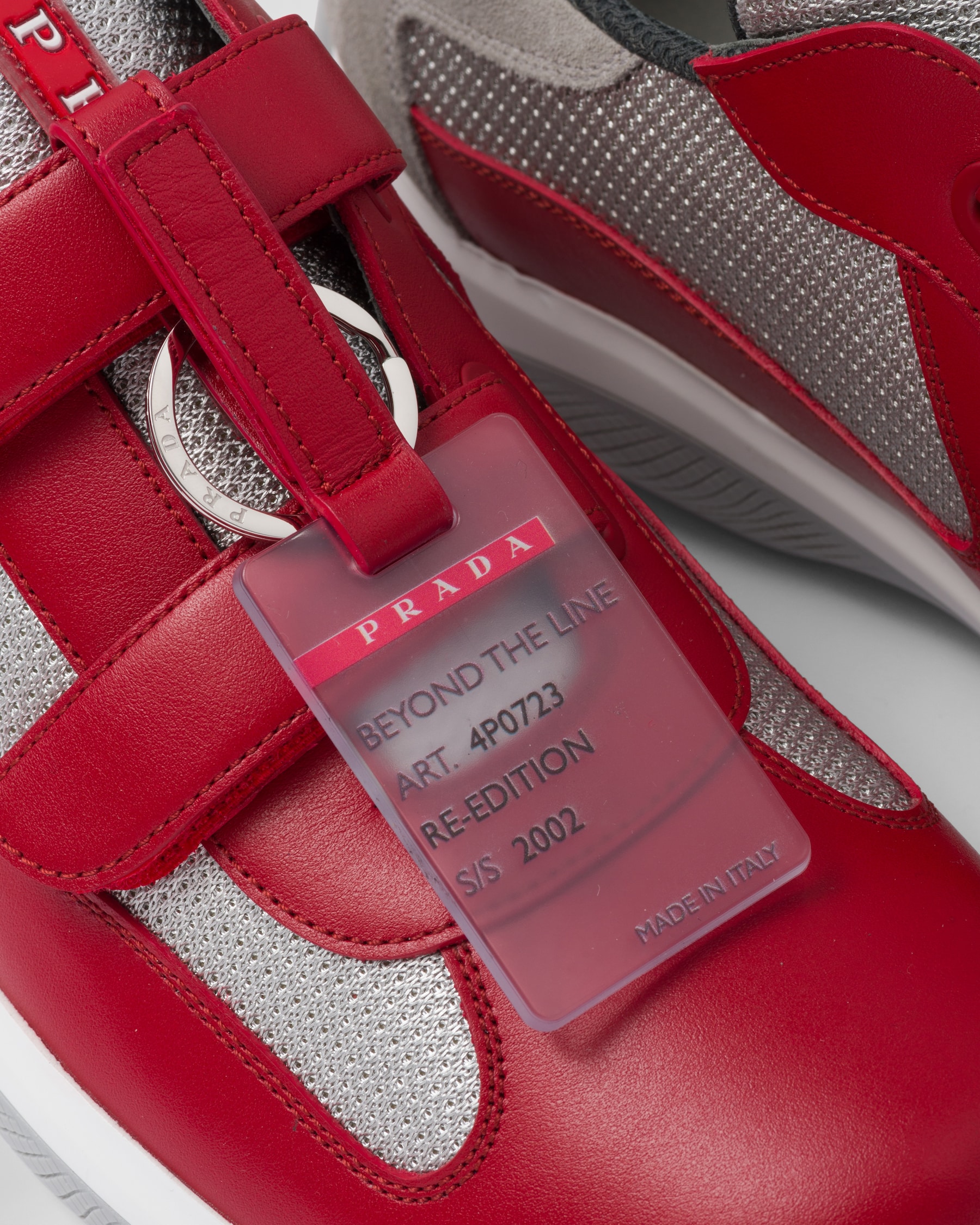 Red Prada America’s Cup Original Sneakers | PRADA