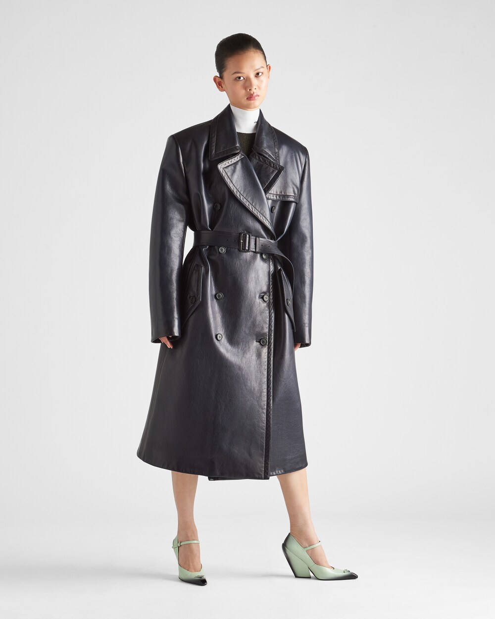 leather trench coat - munimoro.gob.pe