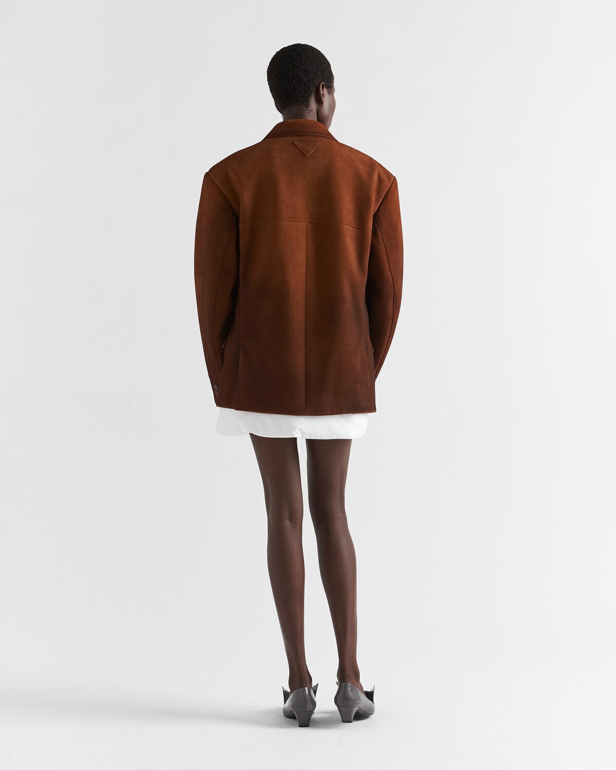 Oak Suede Jacket | PRADA