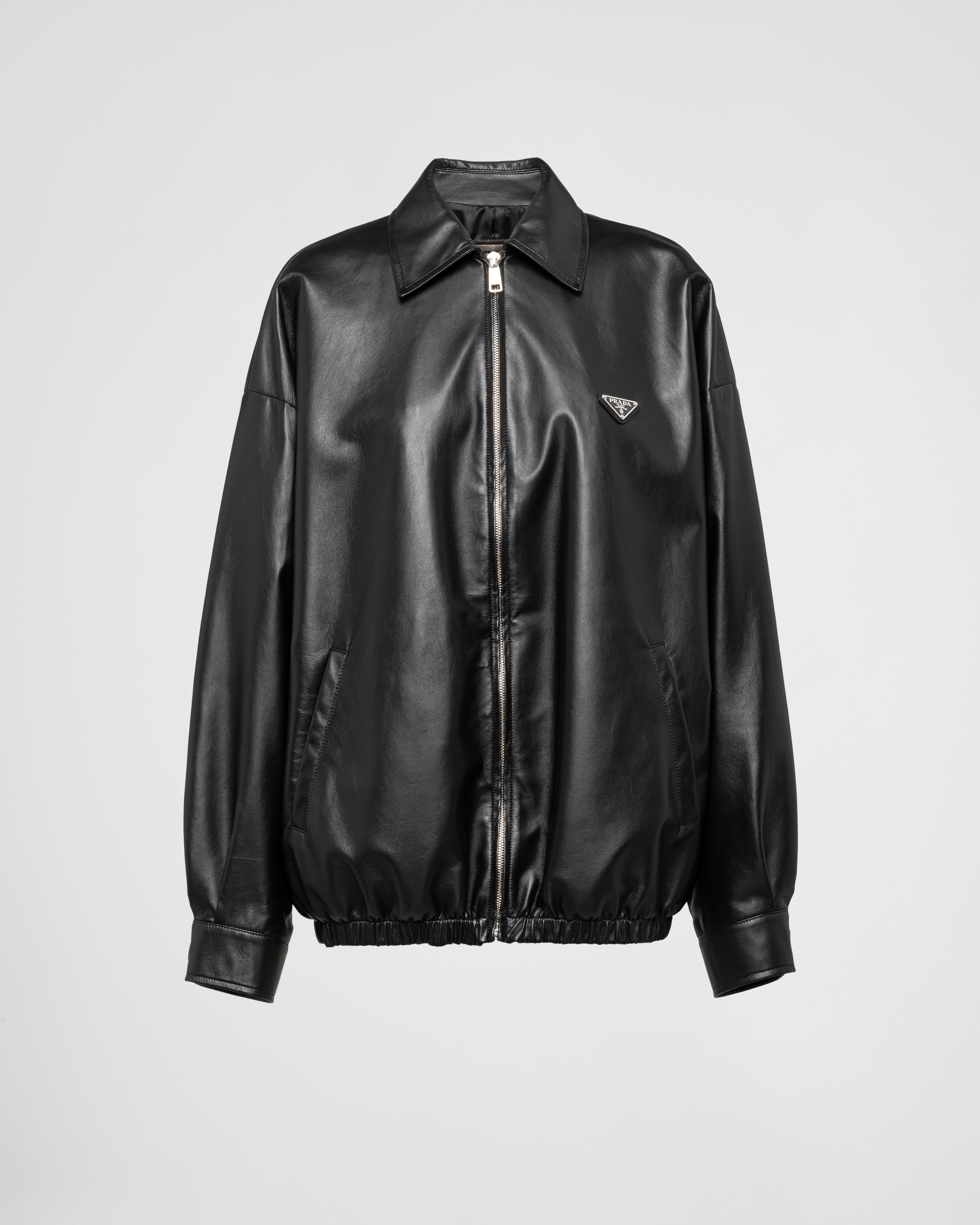Black Leather jacket | Prada