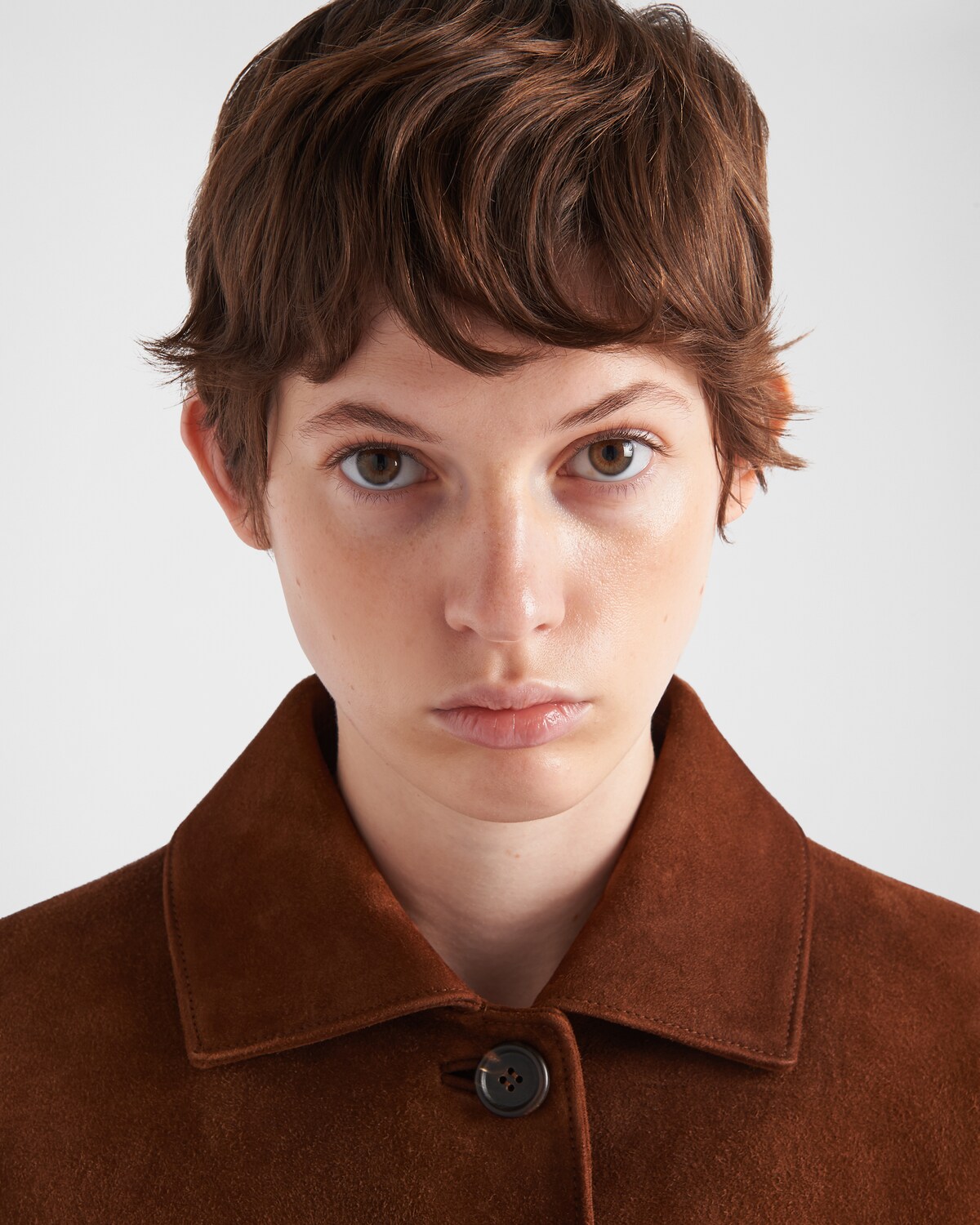 Oak Suede Jacket | PRADA