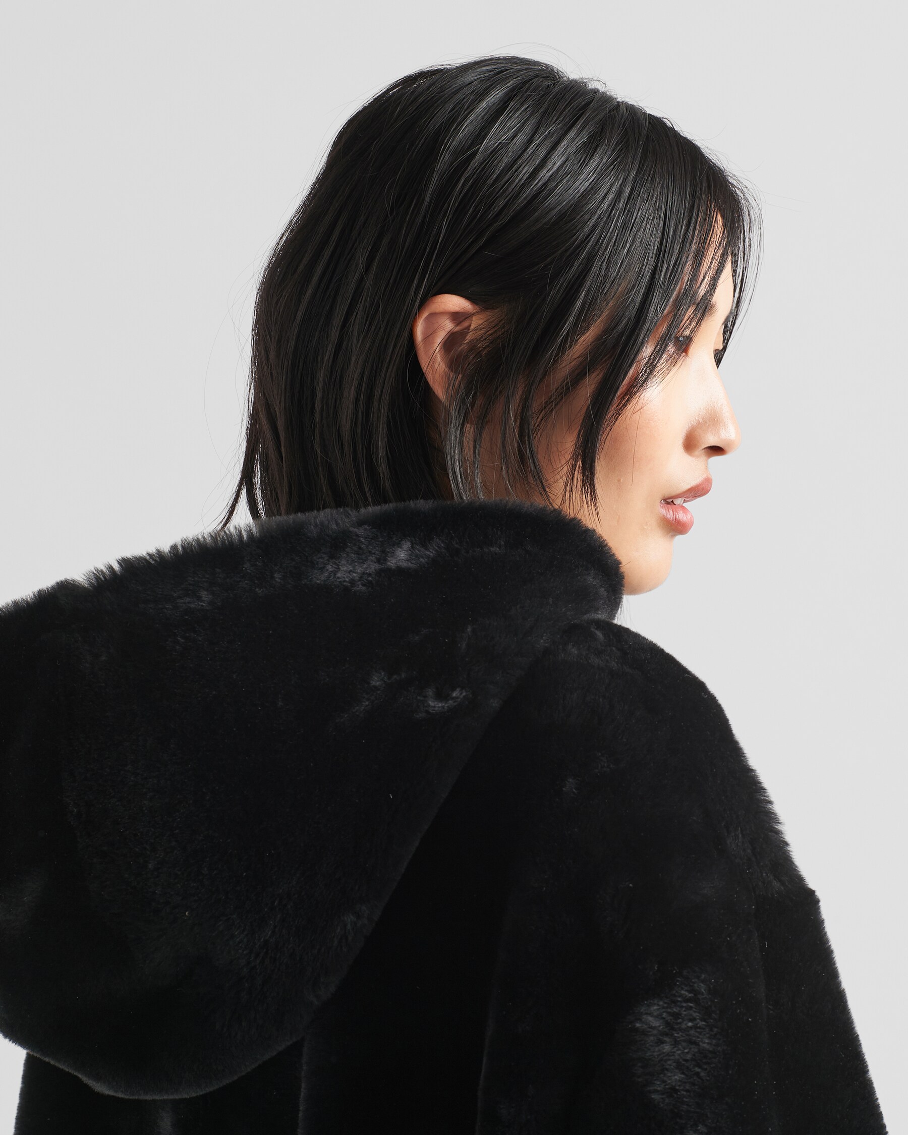 Black Shearling Jacket | PRADA