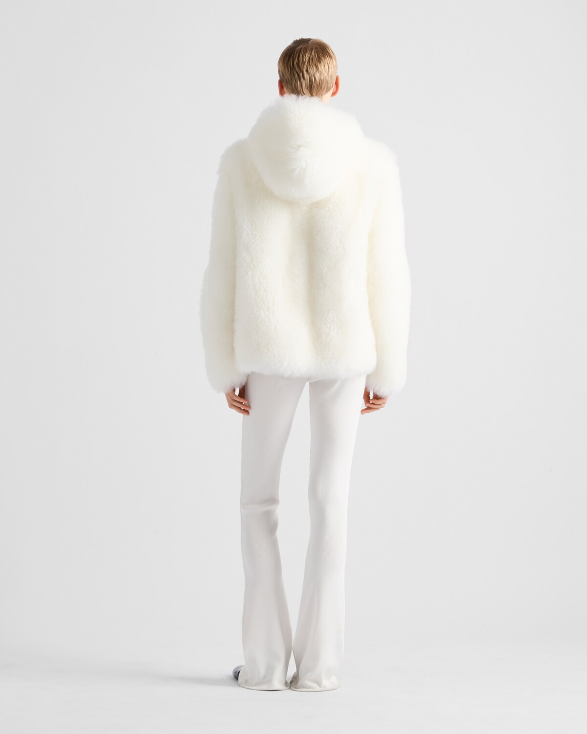 White Cashmere Jacket | PRADA