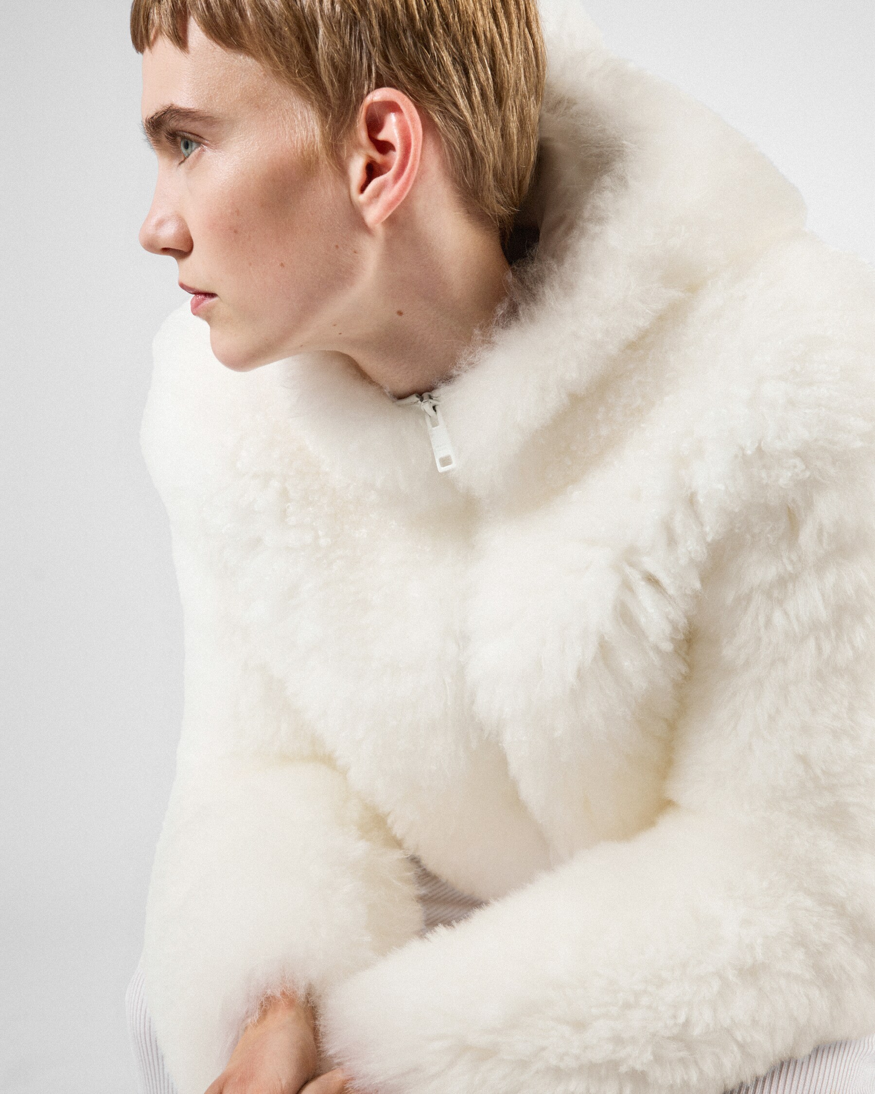 White Cashmere Jacket | PRADA