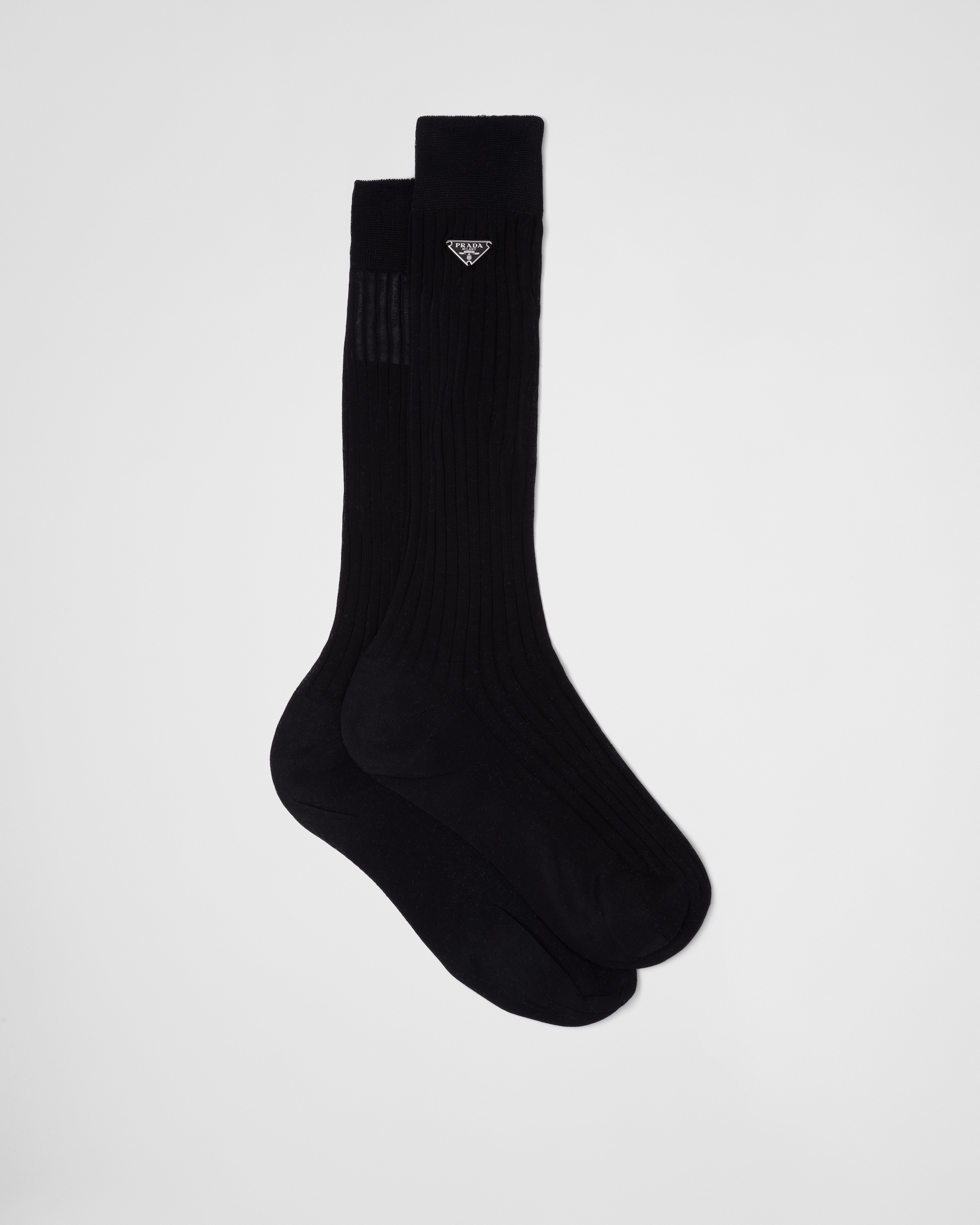 Black Cotton Socks | PRADA