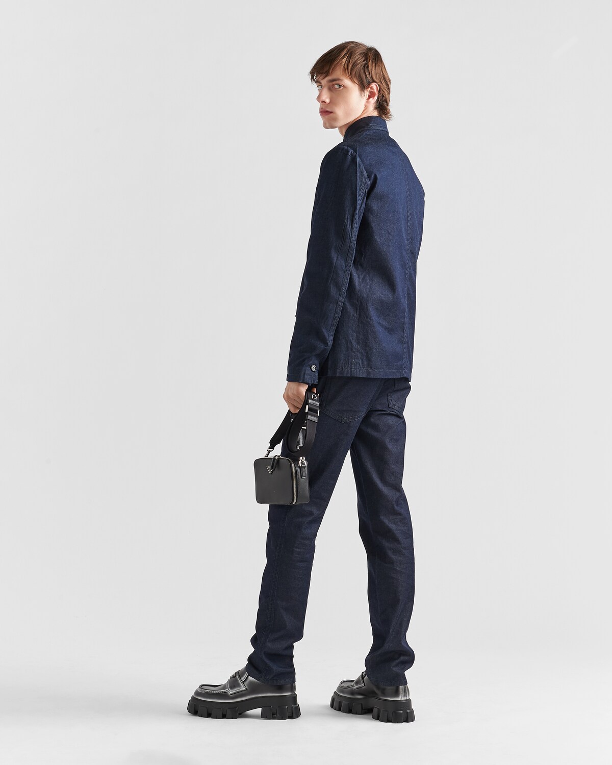 Navy Denim Jacket | PRADA