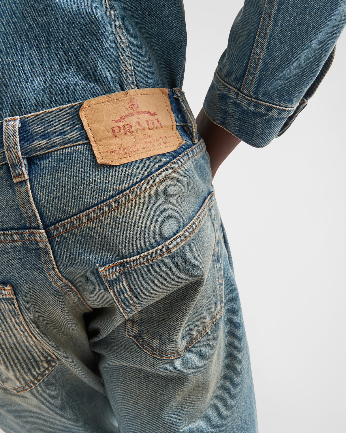 Light Blue Five-pocket Denim Jeans | PRADA