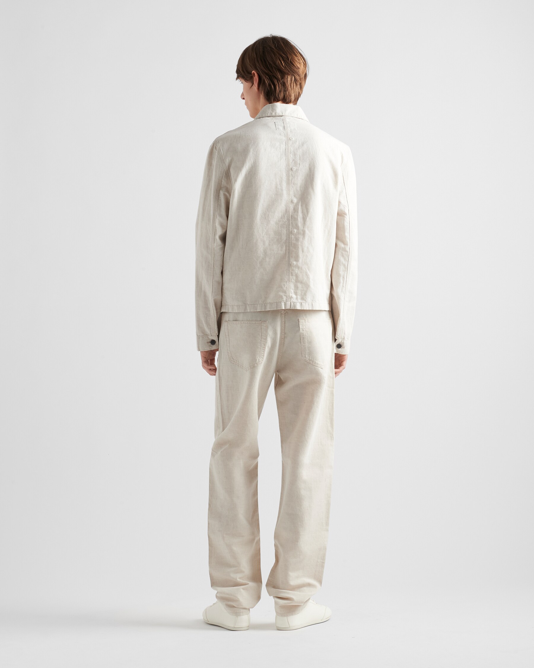 Natural Chambray Jeans | PRADA