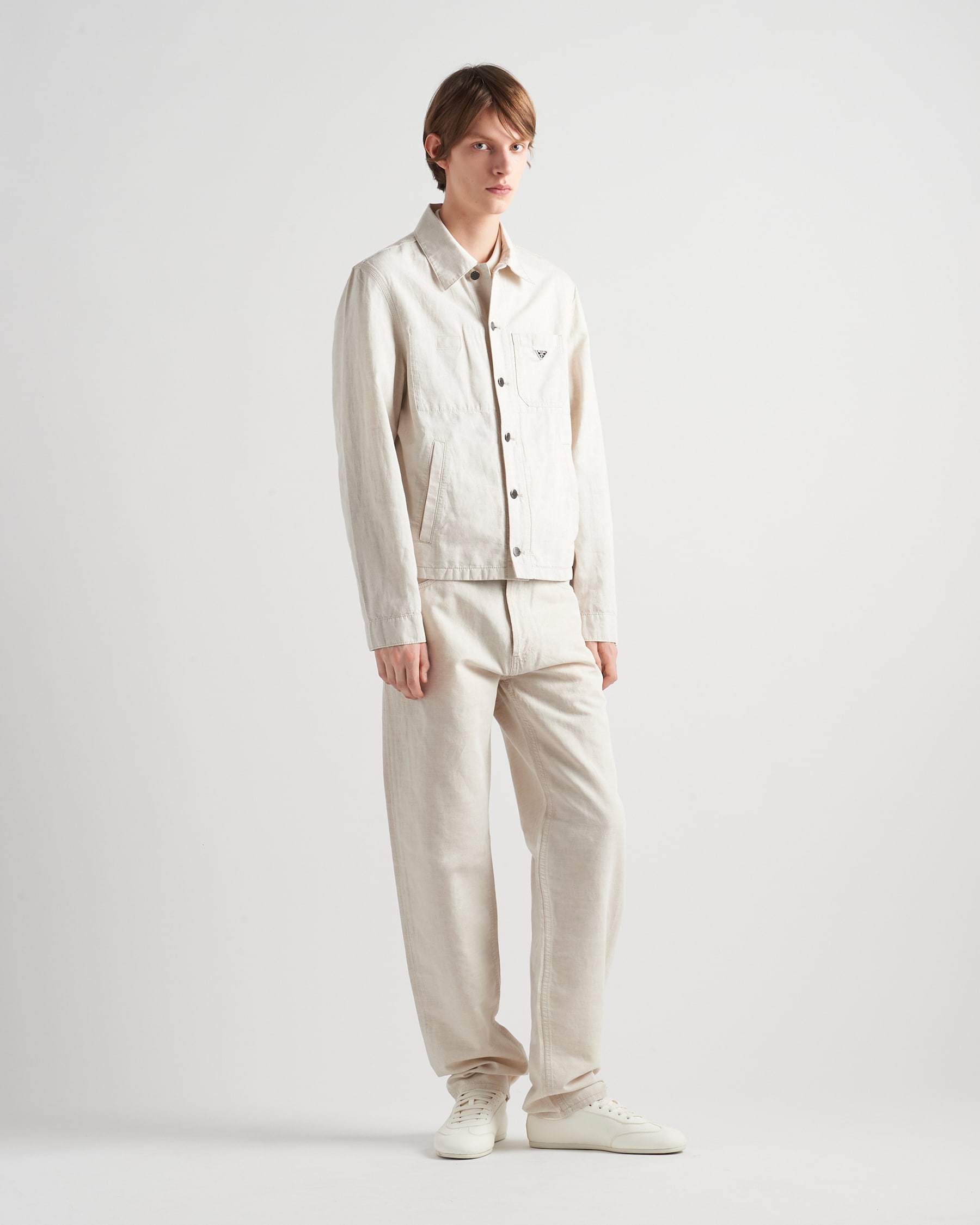 Natural Chambray Jeans | PRADA