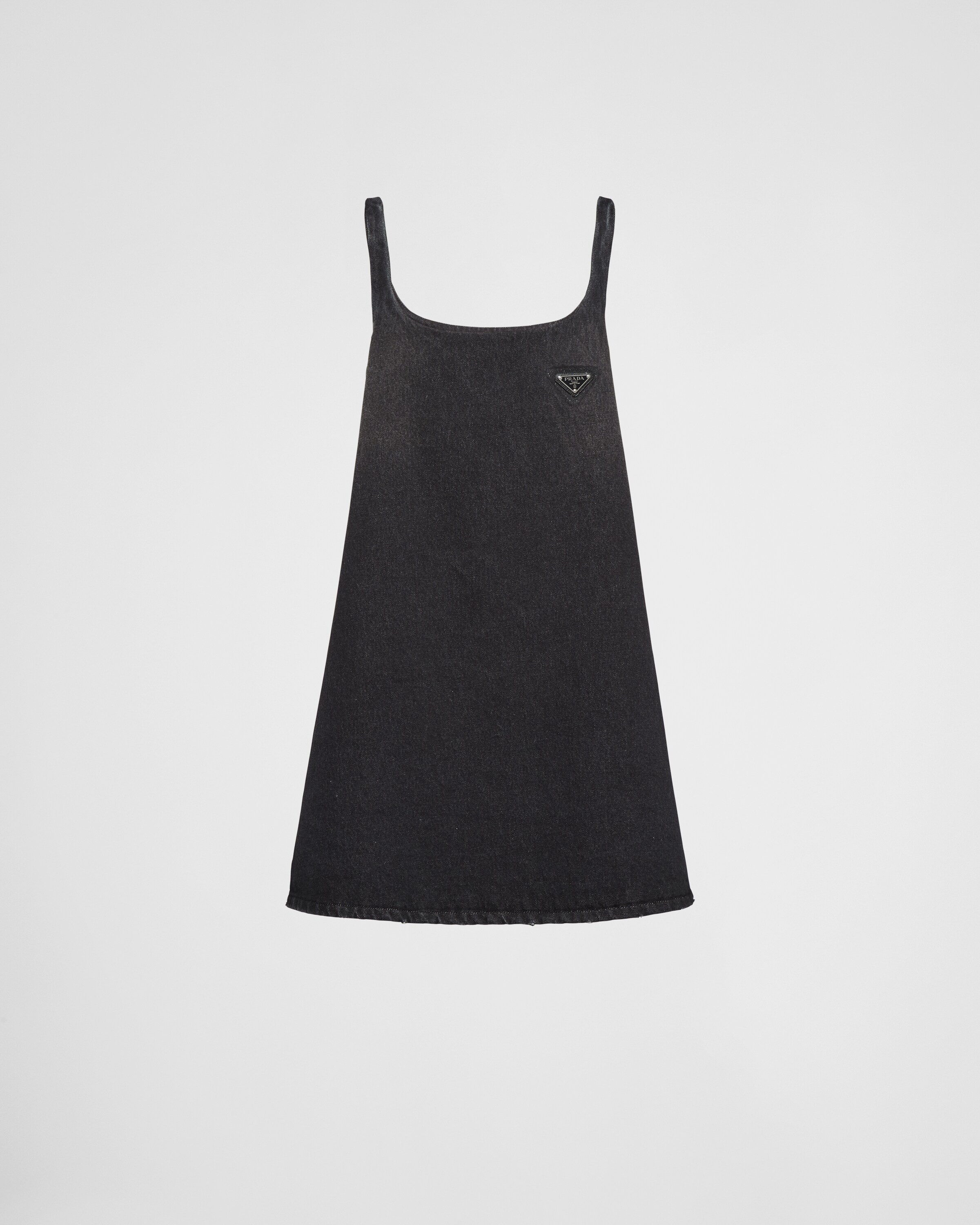 Black Denim Mini-dress | PRADA