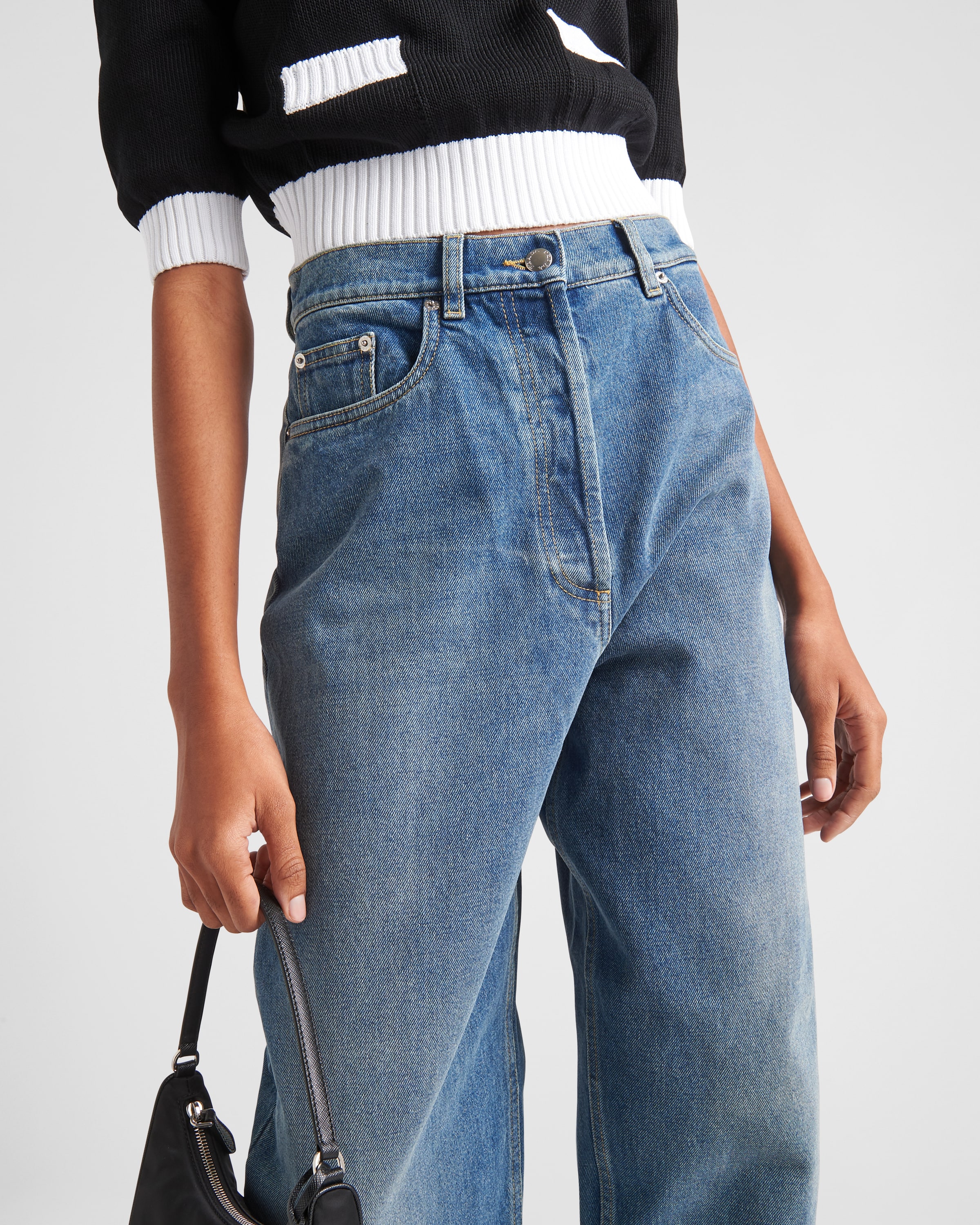 Navy Denim jeans | Prada