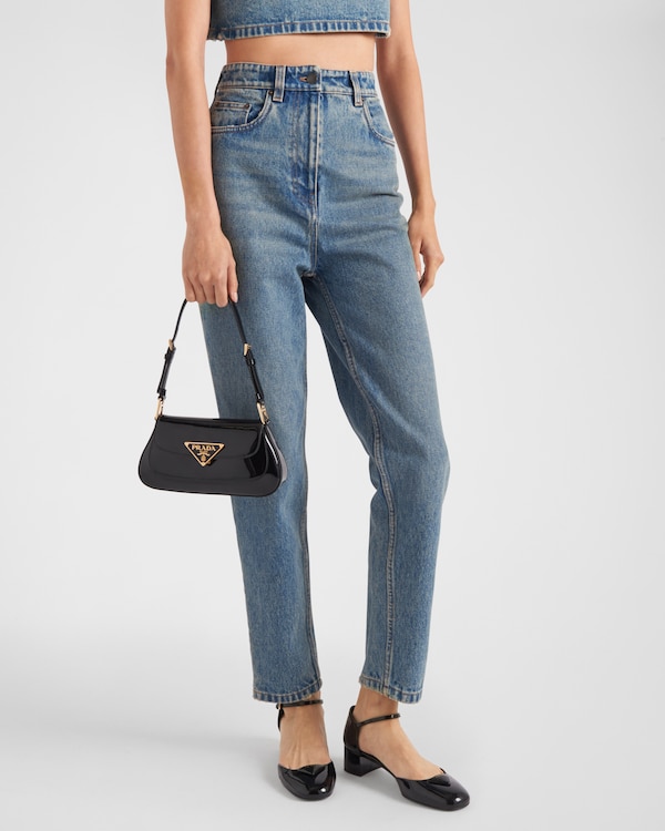 Mid Blue Five-pocket Denim Jeans | PRADA