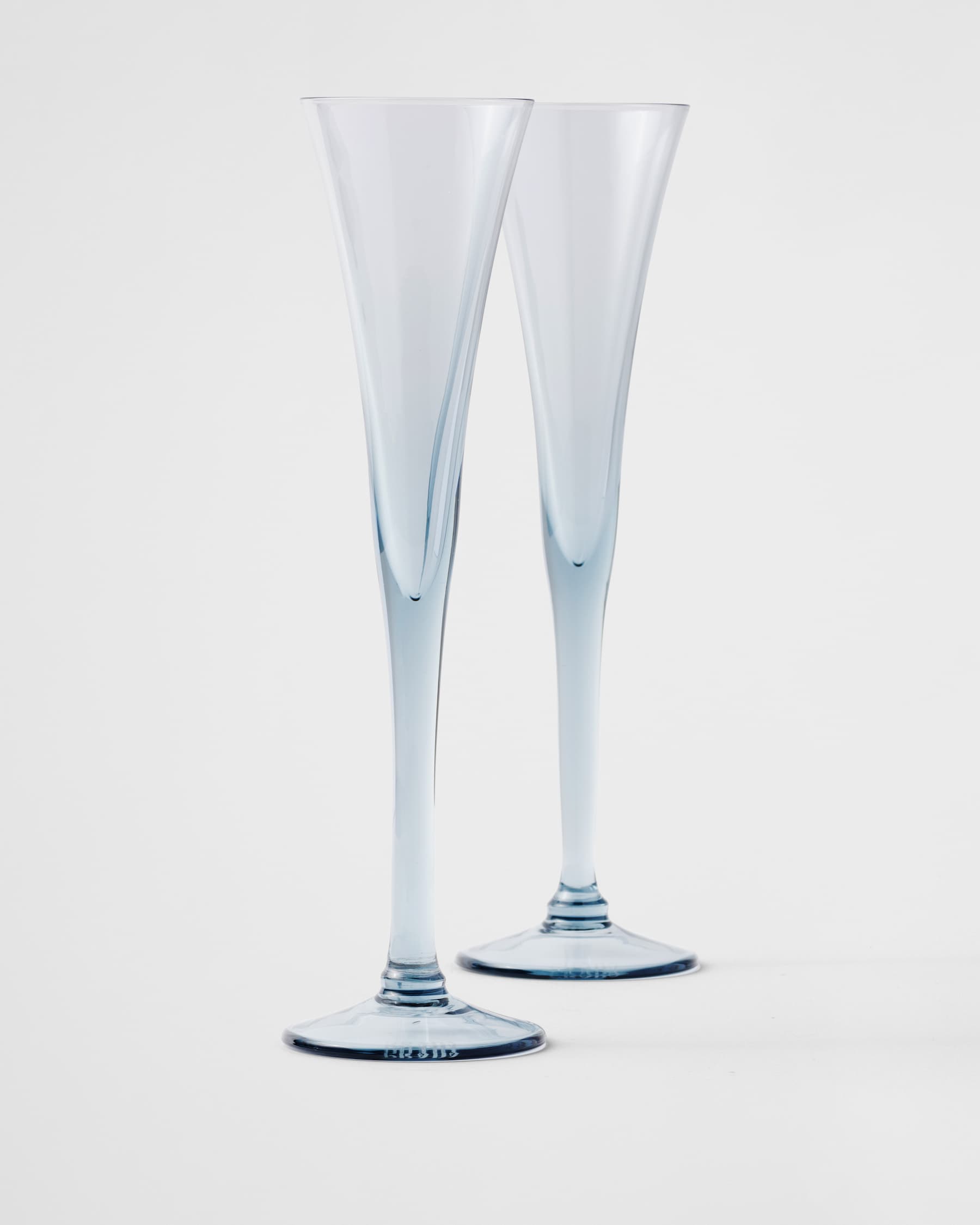F0aum Set Of Two Crystal Flutes - New York | PRADA