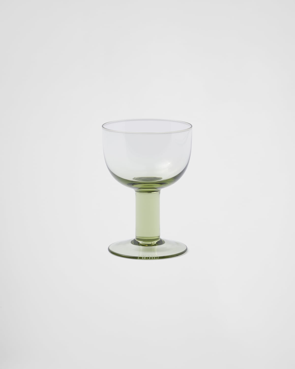 Moss Set of two crystal red wine glasses - Plinth | PRADA