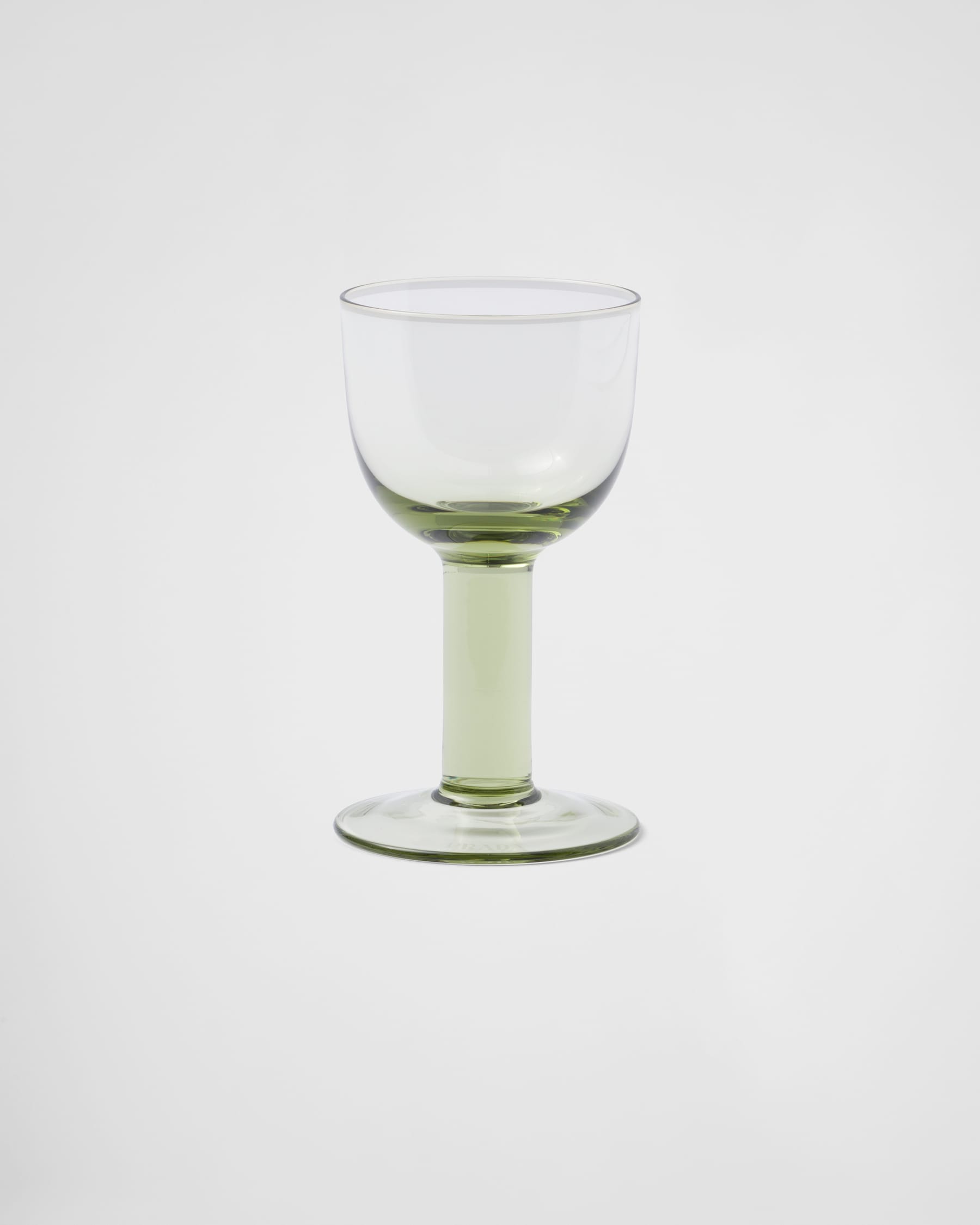 Moss Set of two crystal white wine glasses - Plinth | PRADA