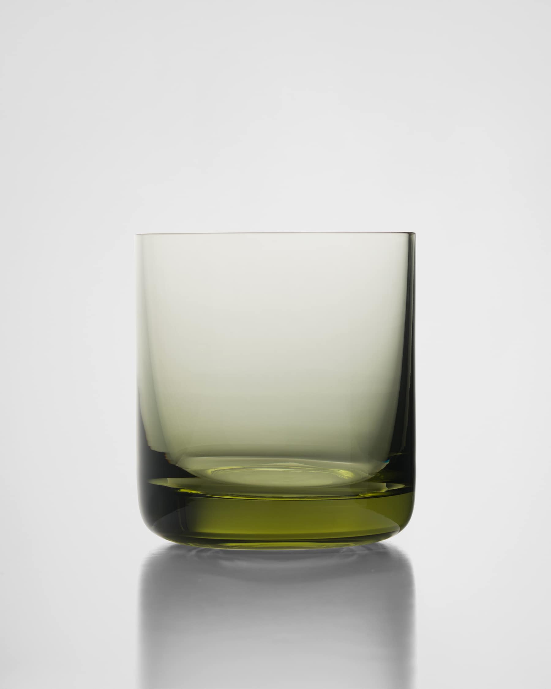 Moss Set of two crystal tumbler glasses - Plinth | PRADA