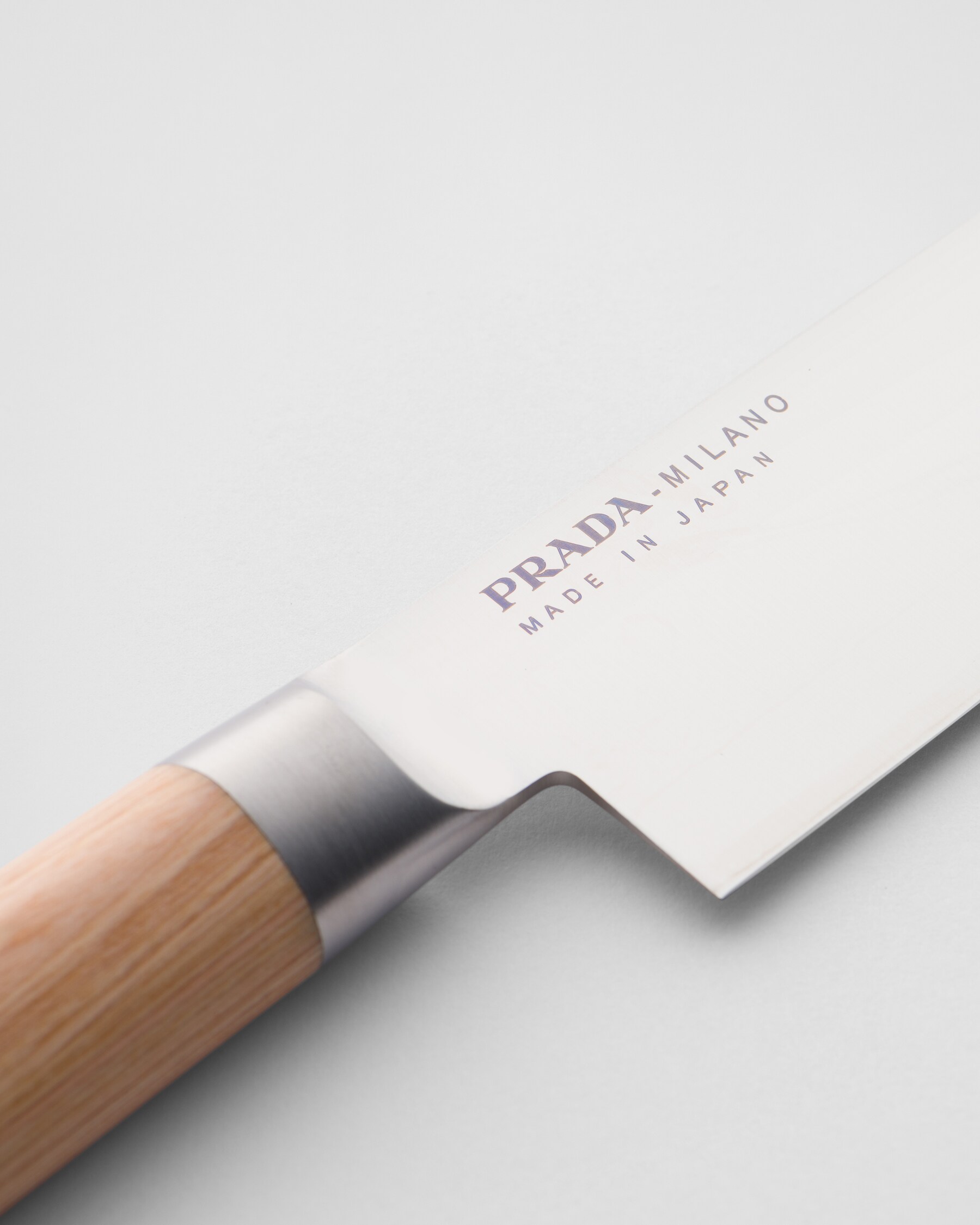 Natural Medium Steel Kitchen Knife - Japanese Style | PRADA