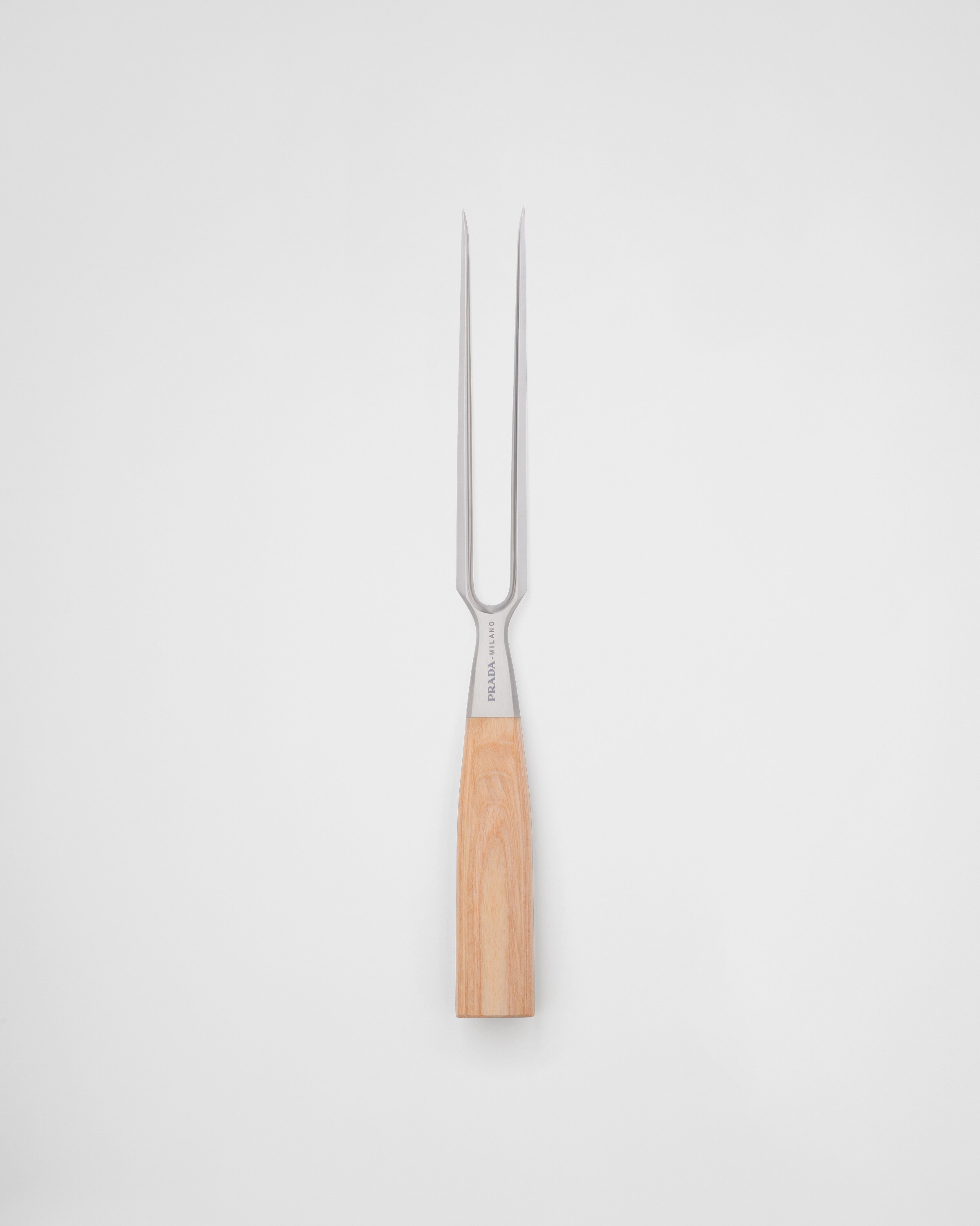 Natural Steel Carving Fork - Japanese Style | PRADA