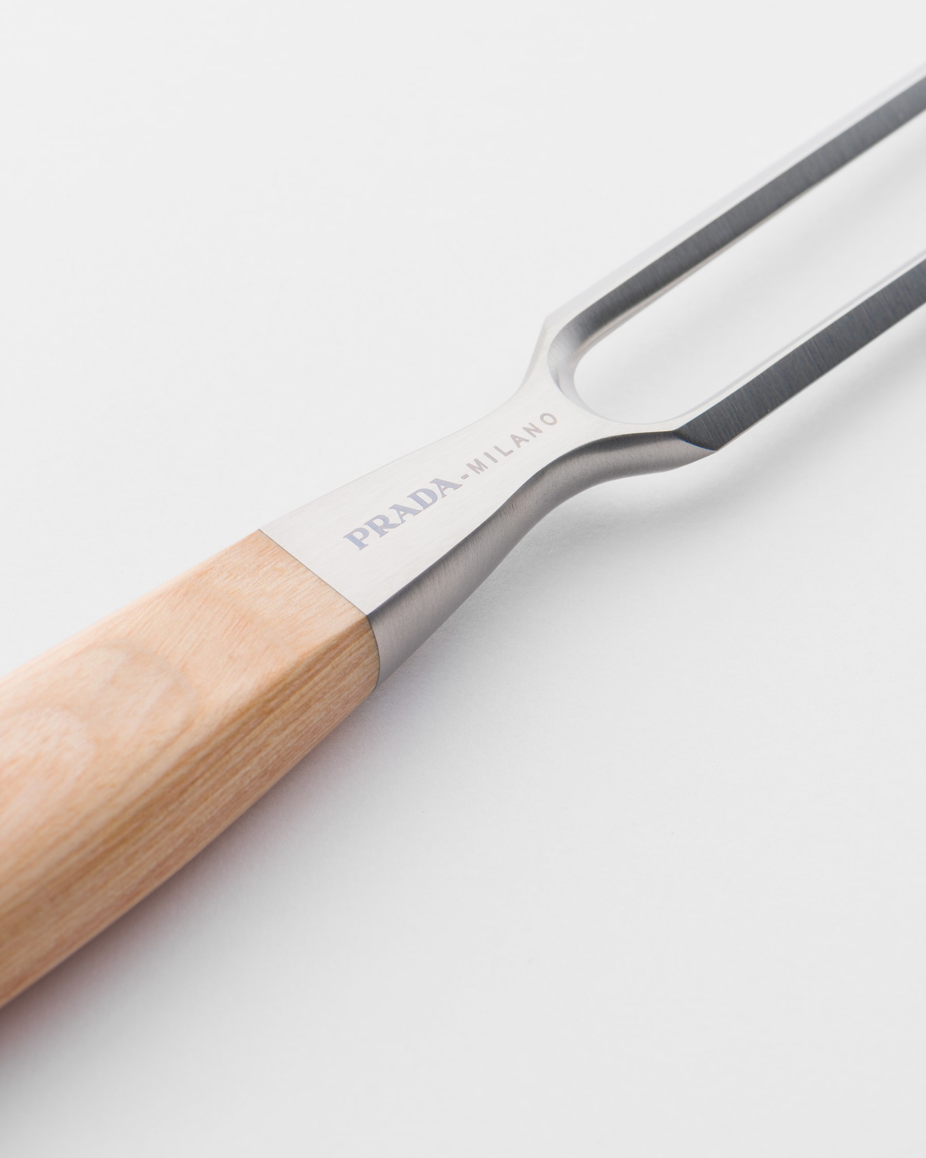 Natural Steel Carving Fork - Japanese Style | PRADA