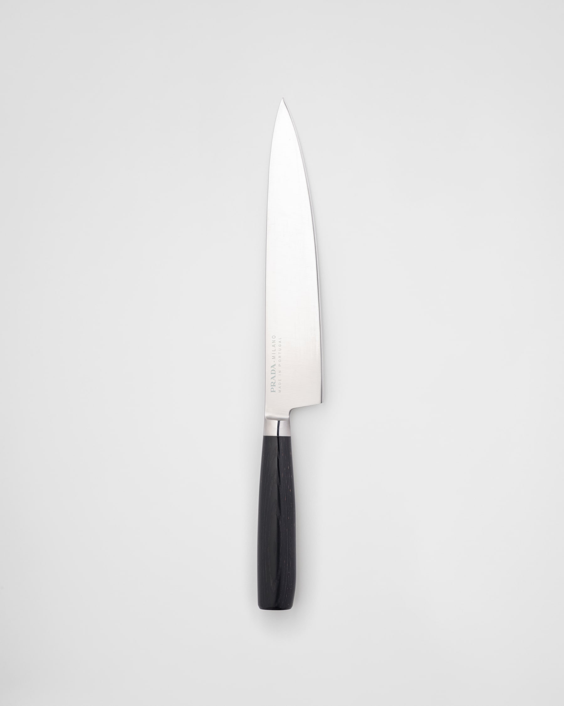 Dark Brown Large Steel Kitchen Knife - Contemporary Knives | PRADA