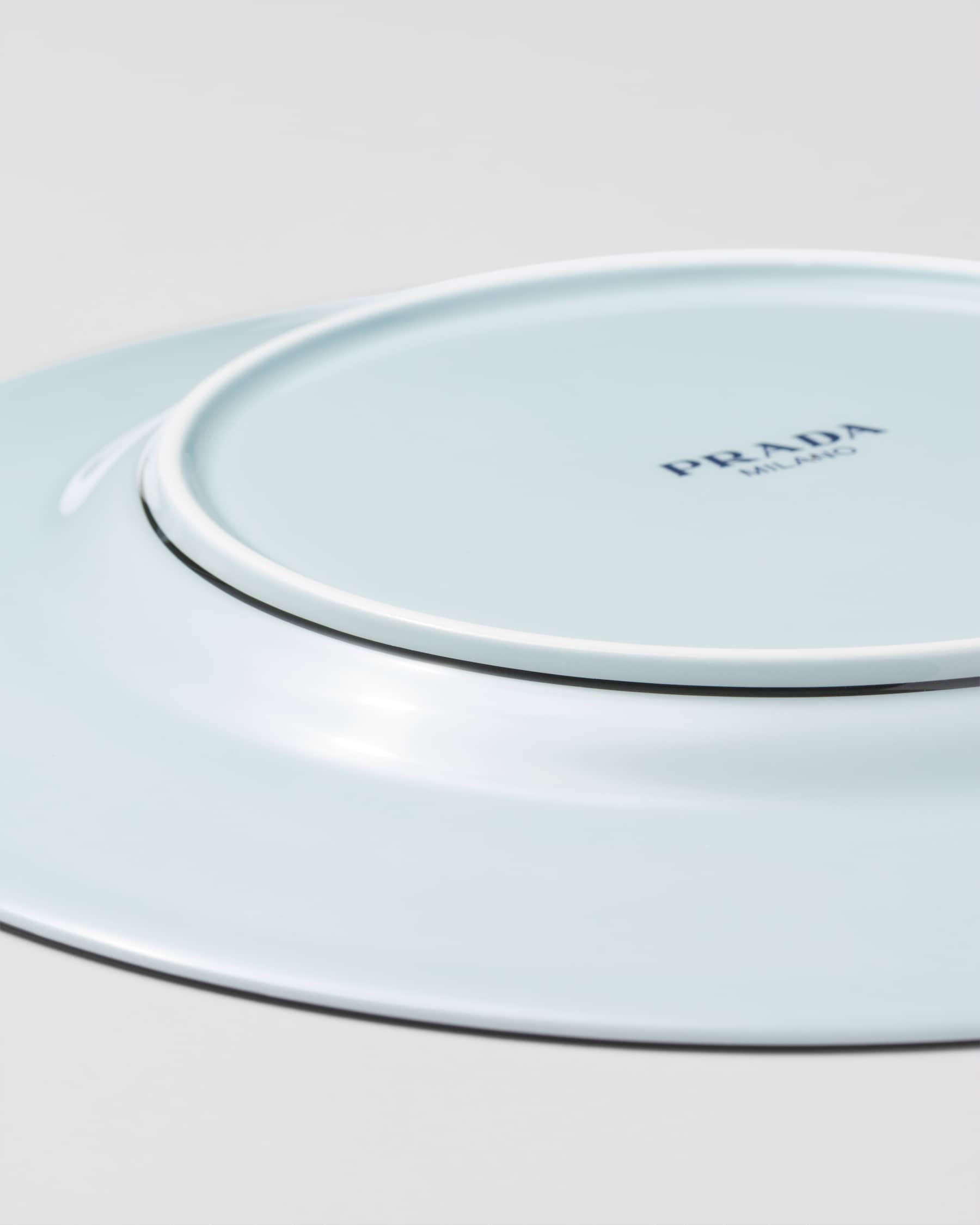 Celadon Light Blue Set of two porcelain dinner plates - Celadon | PRADA
