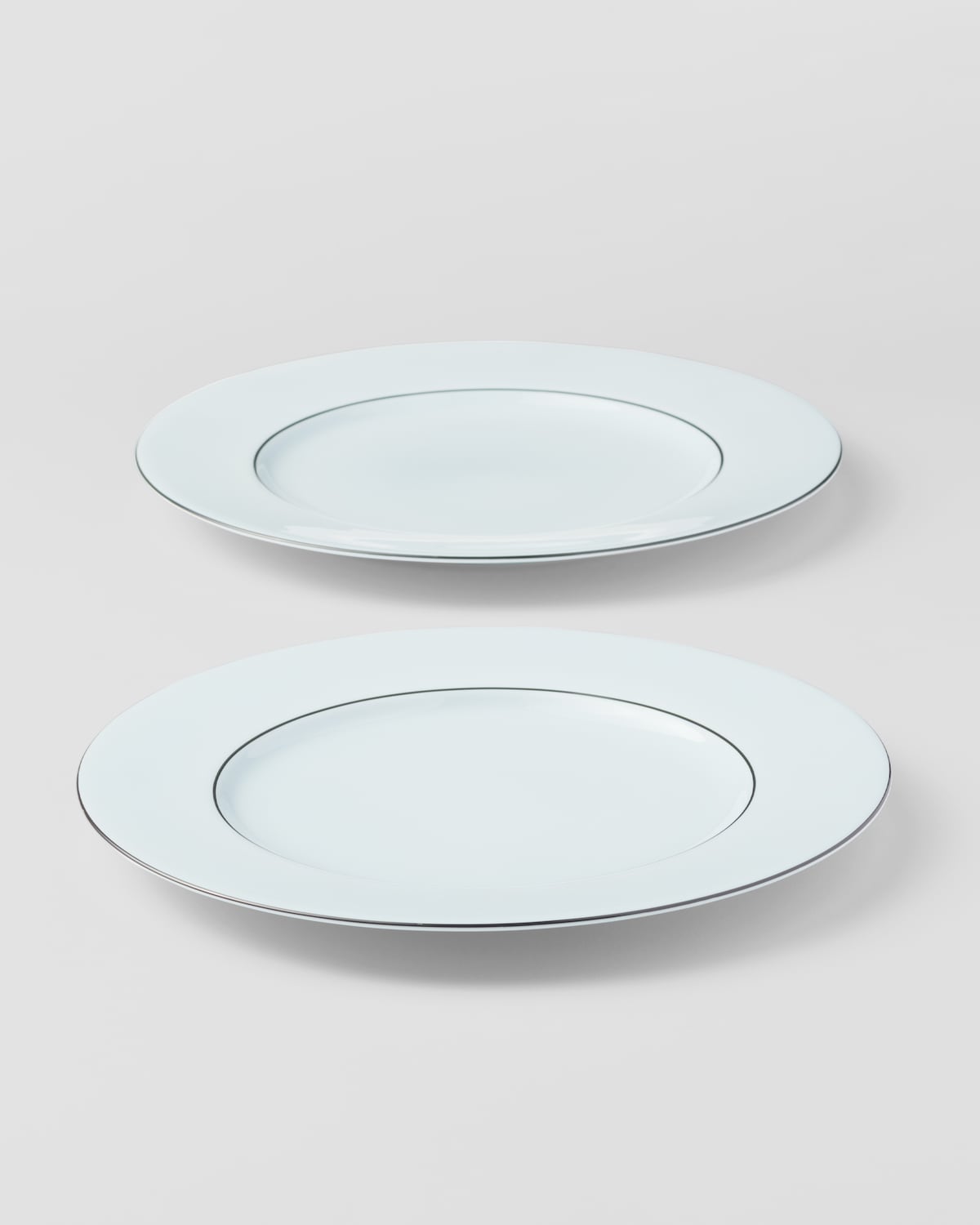 Celadon Light Blue Set of two porcelain dinner plates - Celadon | PRADA