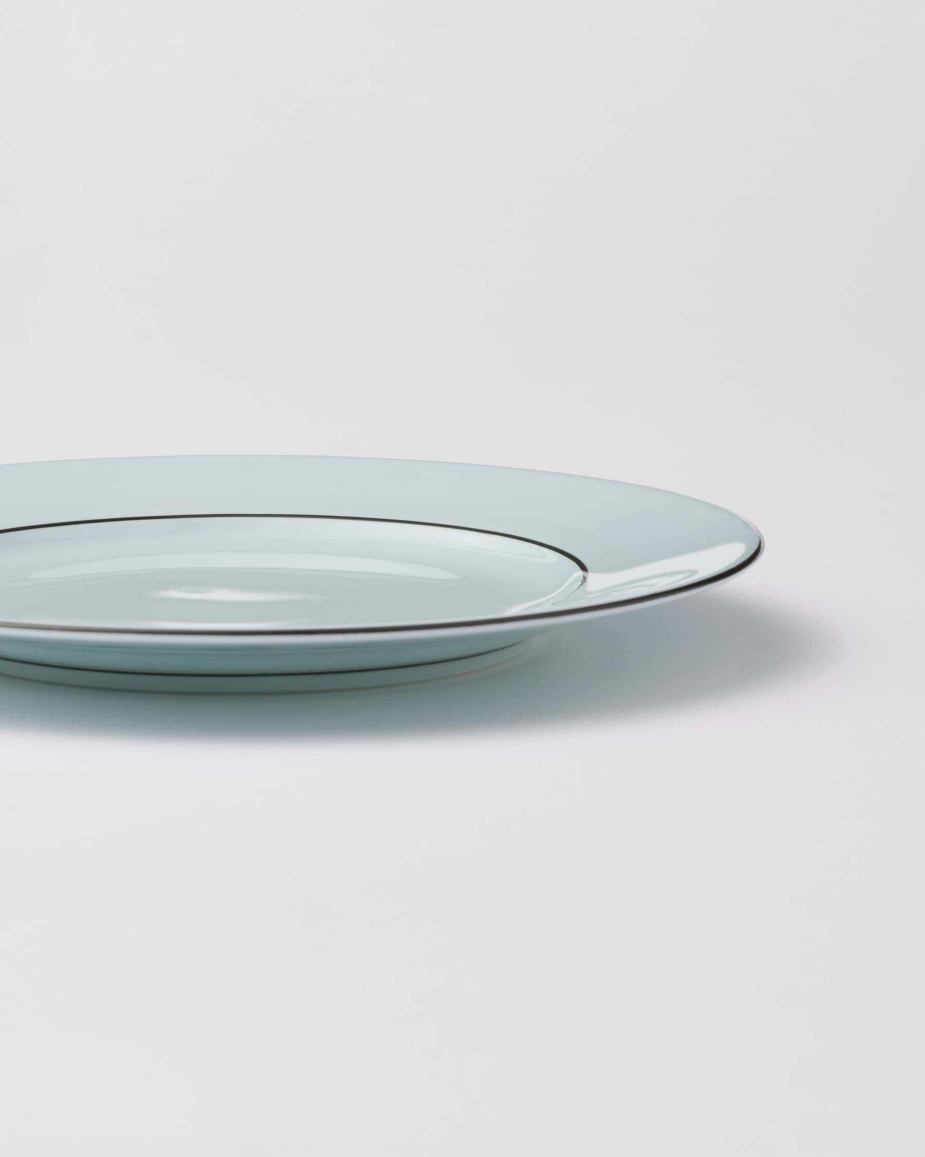 Celadon Light Blue Set of two porcelain bread plates - Celadon | PRADA