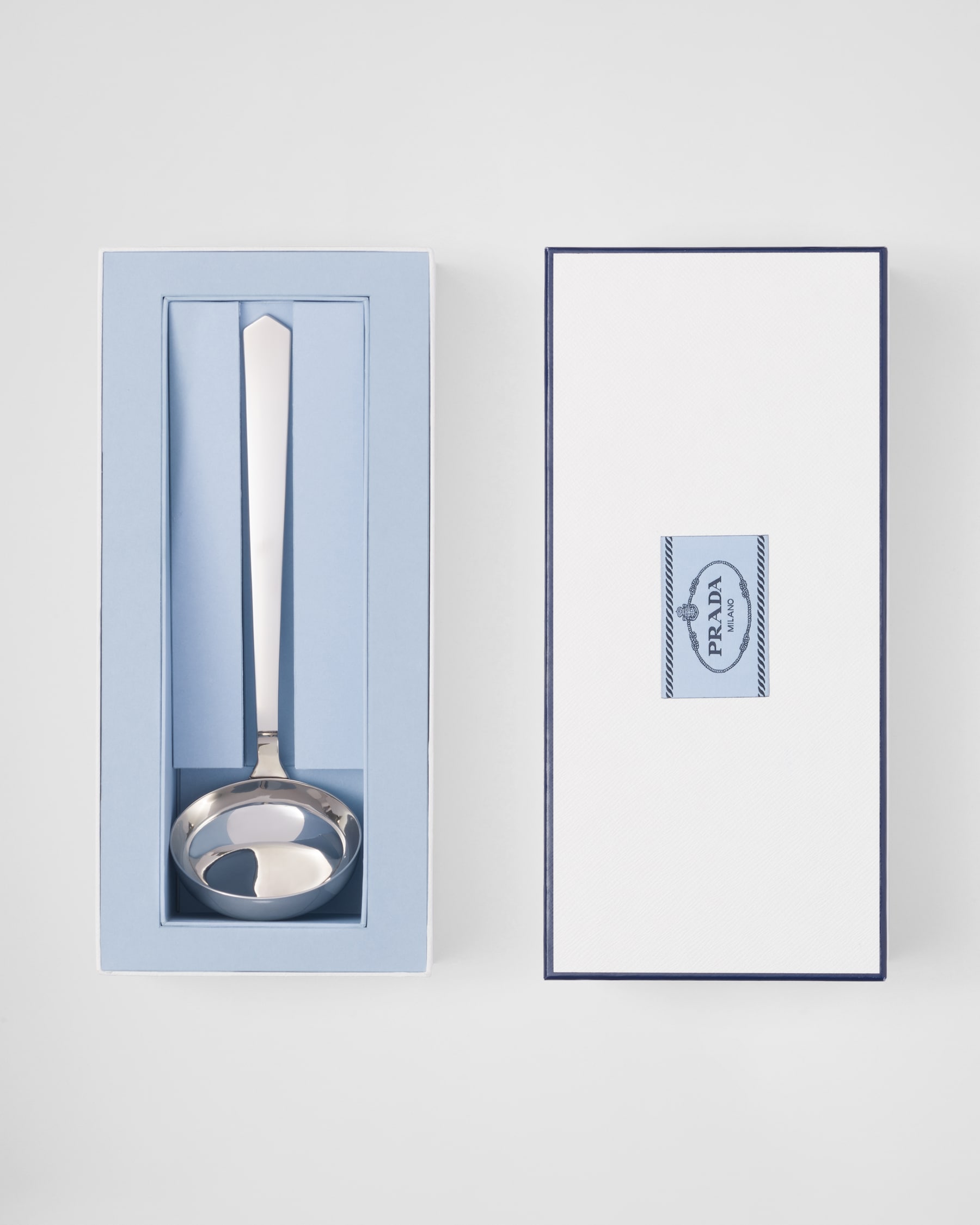 Steel Gray Stainless steel ladle | PRADA