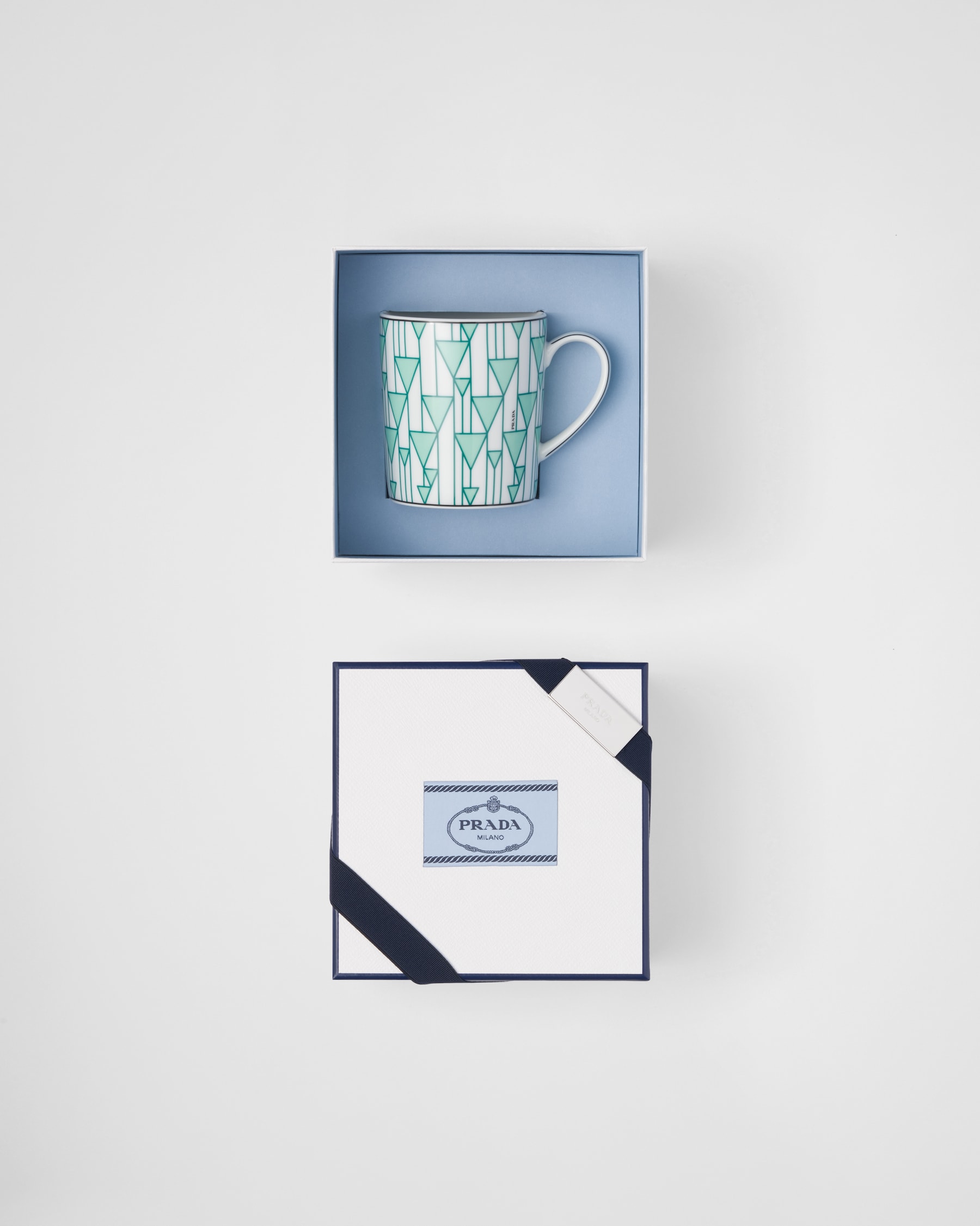 Green Porcelain mug - Vienna Green | PRADA