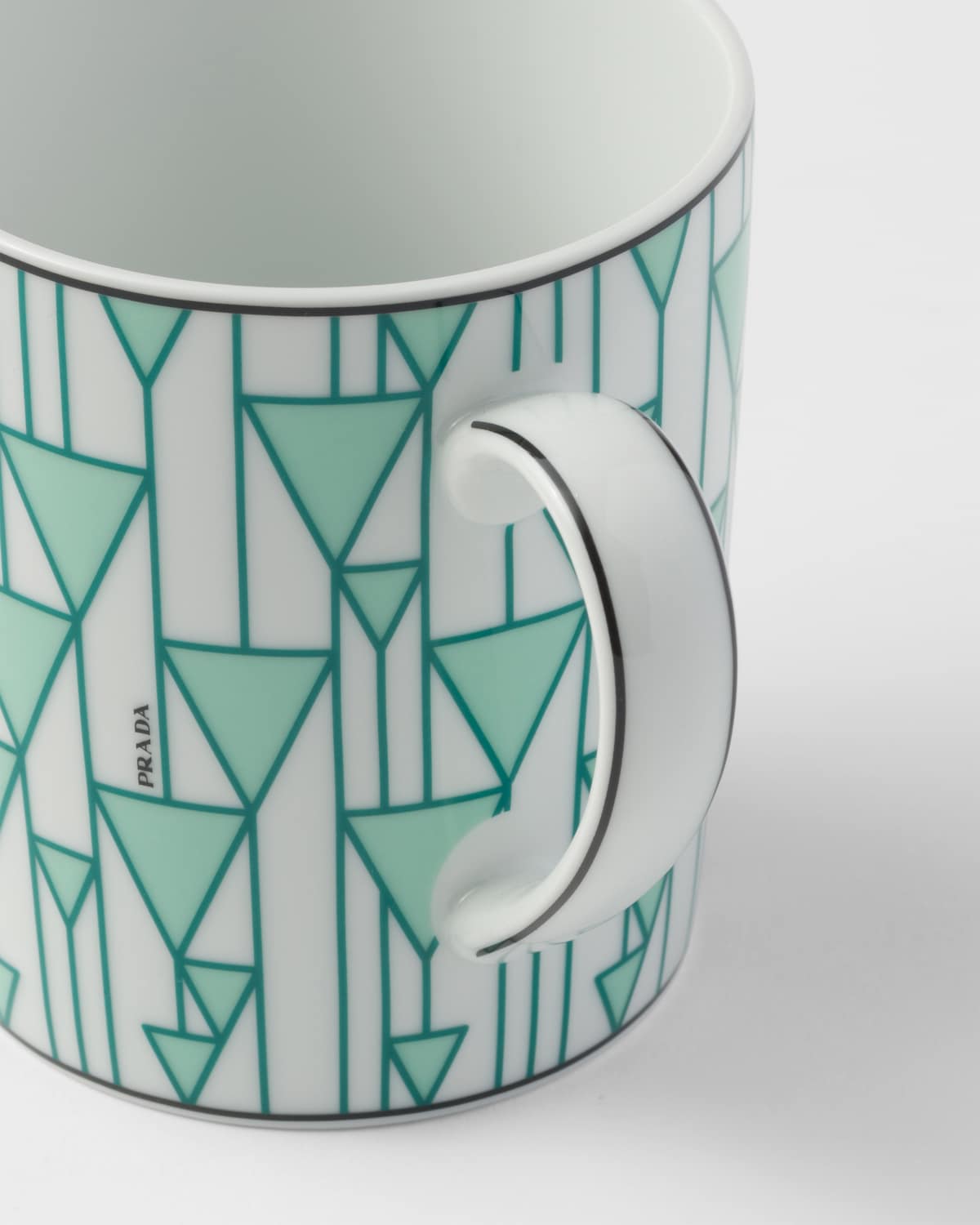 Green Porcelain mug - Vienna Green | PRADA