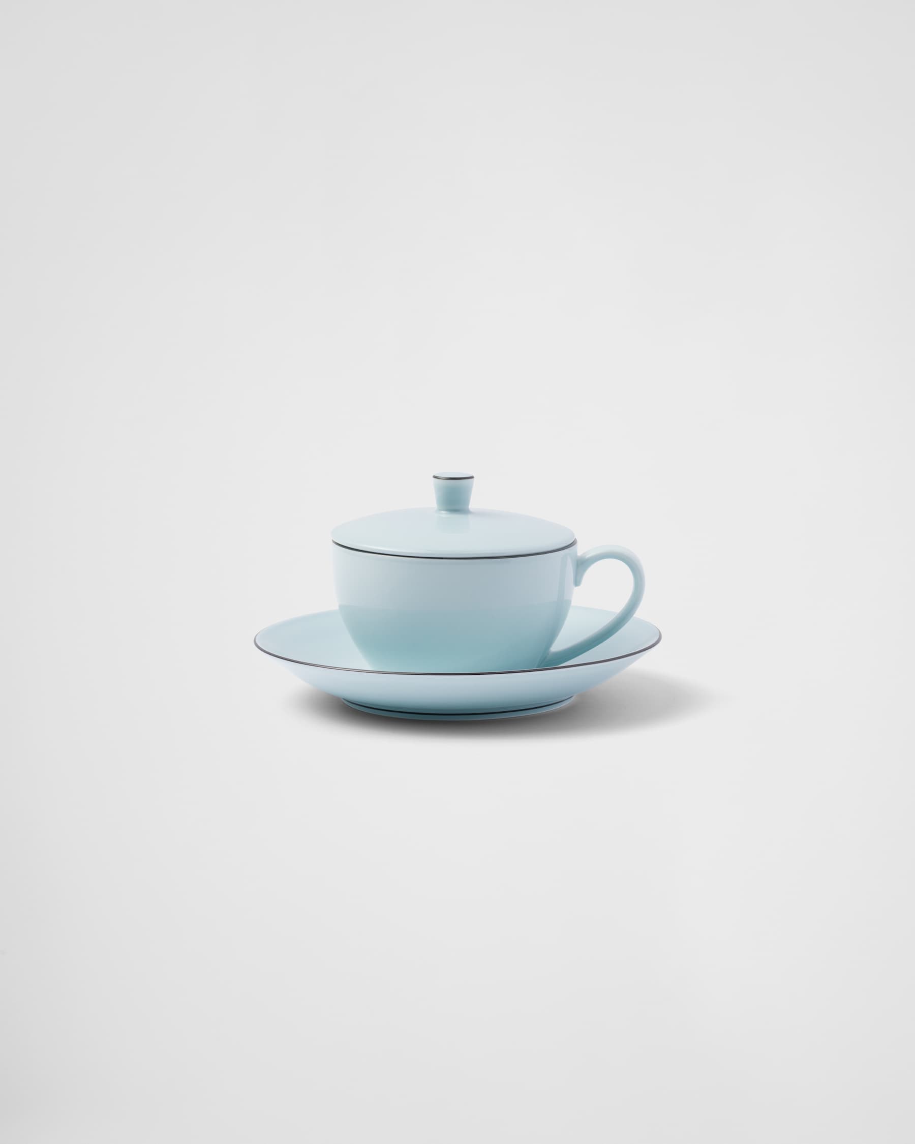Celadon Light Blue Porcelain cappuccino cup - Celadon | PRADA
