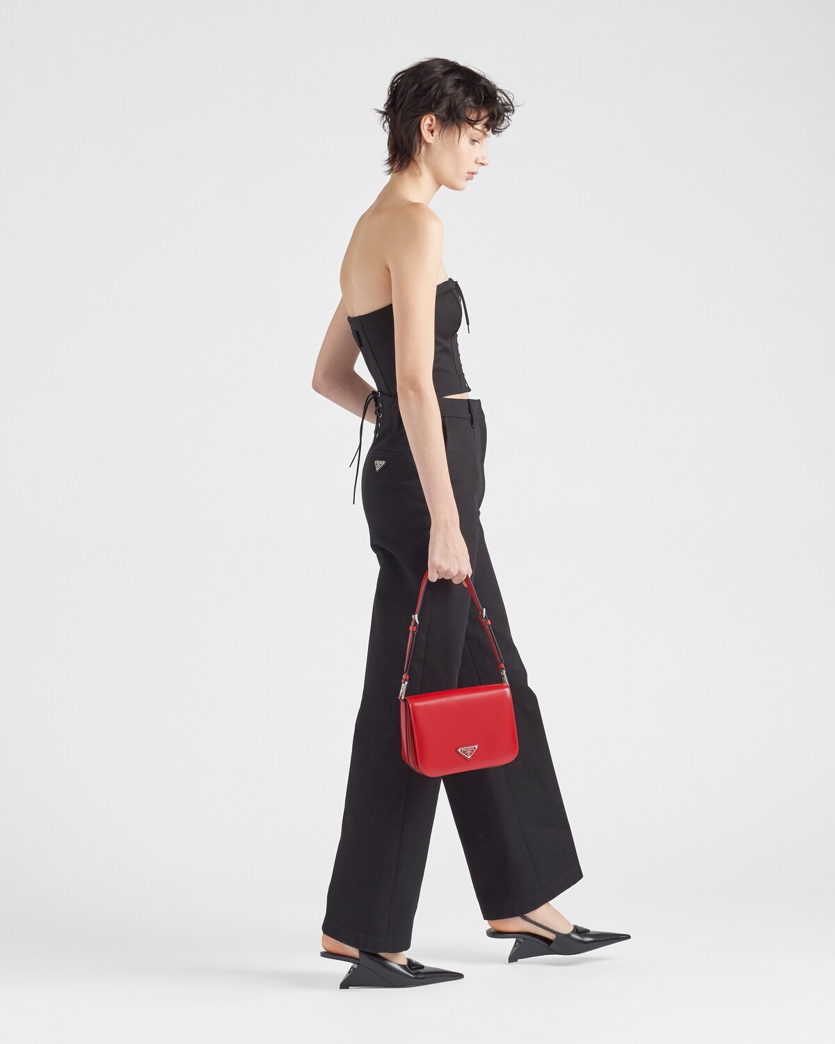 Black Drill Pants | PRADA