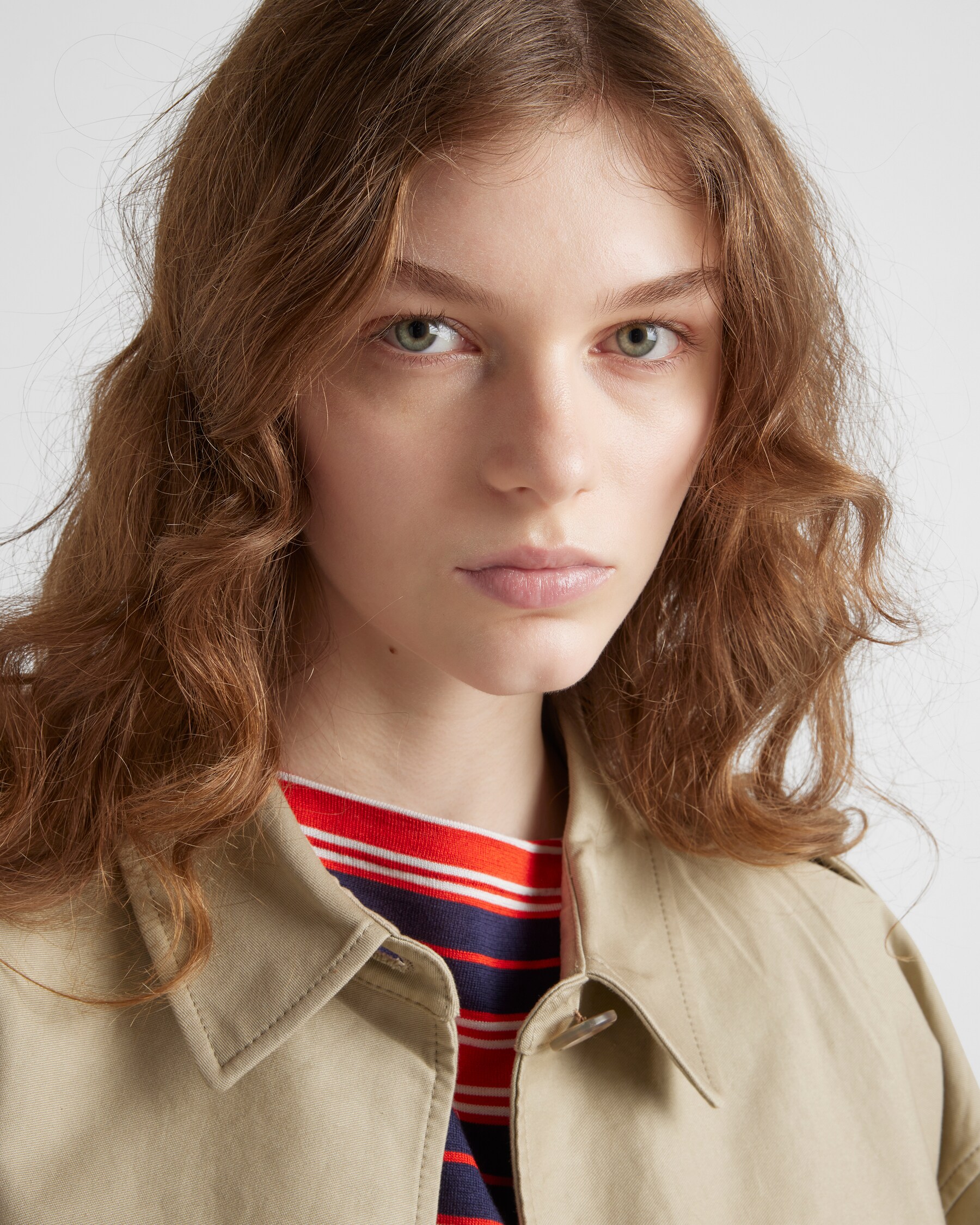 Blue/red Silk Boat Neck Sweater | PRADA