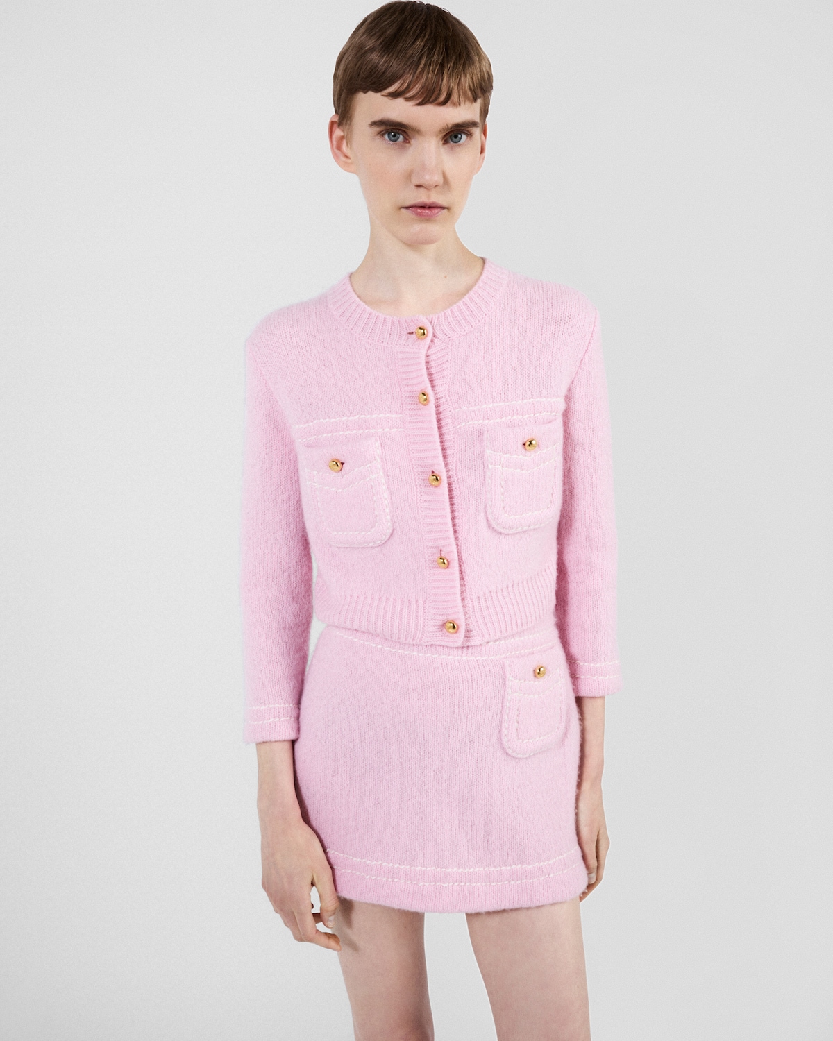 Pink Cashmere Cardigan | PRADA