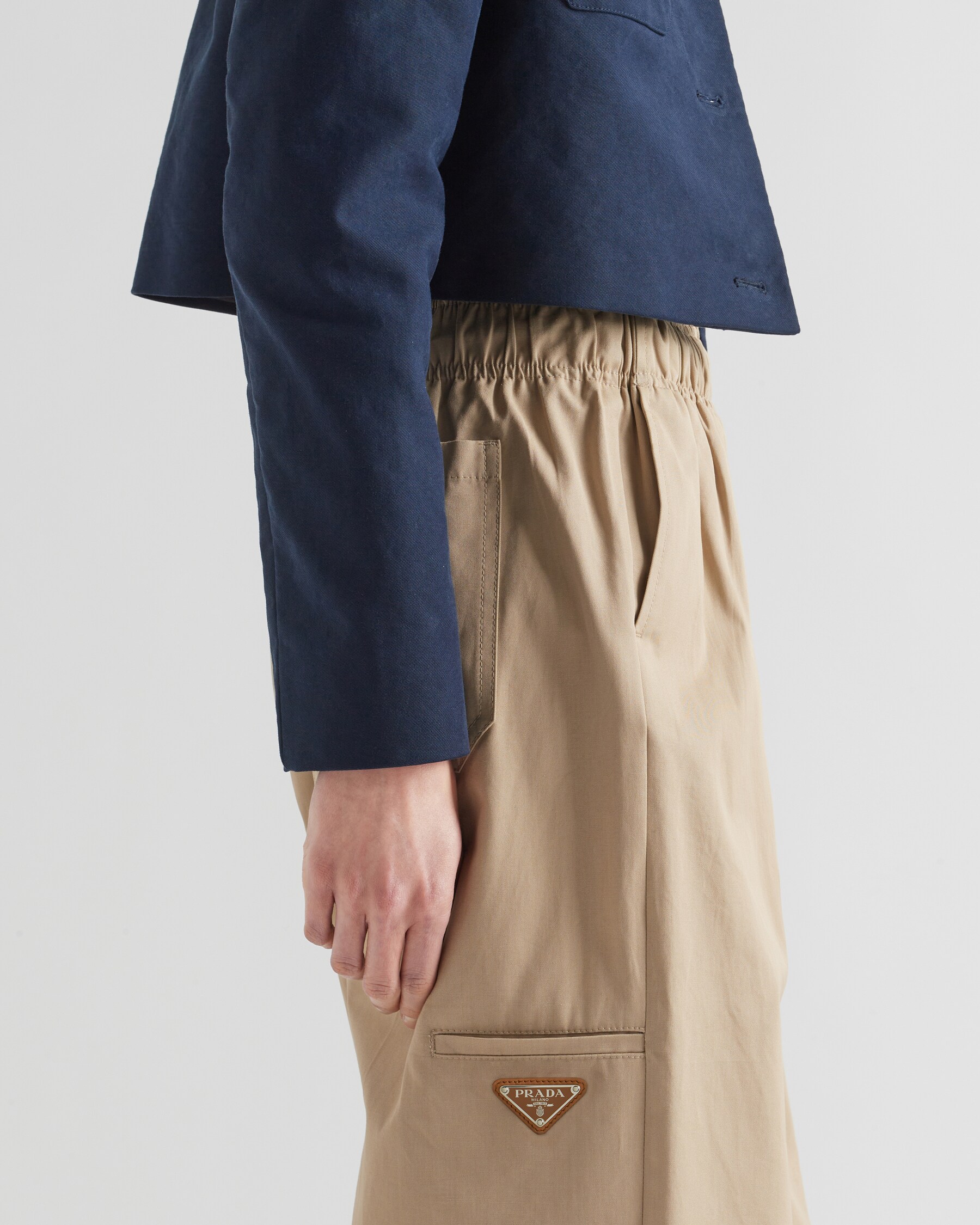 Cord Poplin Pants | PRADA
