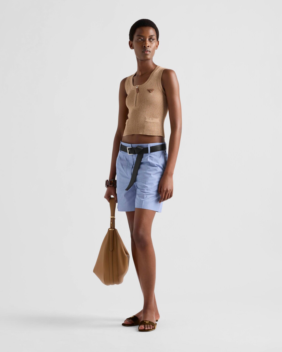 Cord Cotton-knit Top | PRADA