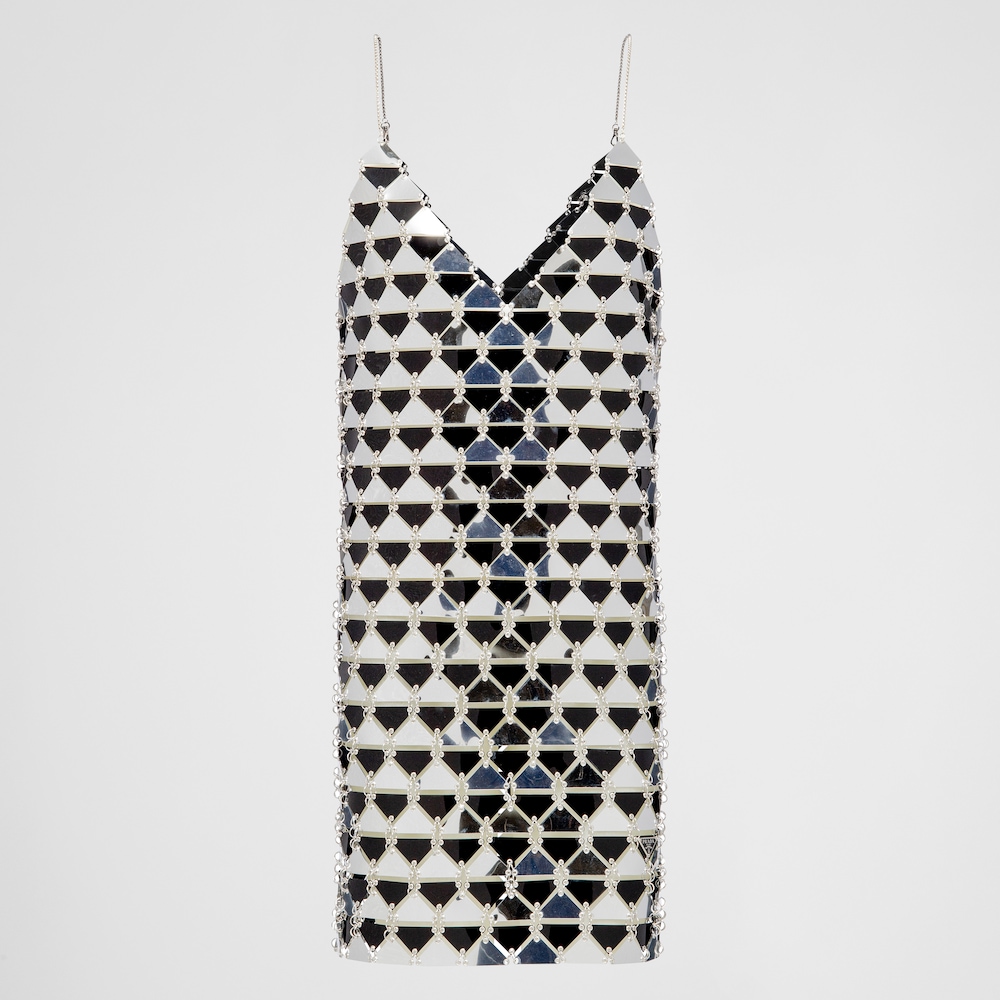 Silver Chainmail maxi-sequin dress | Prada